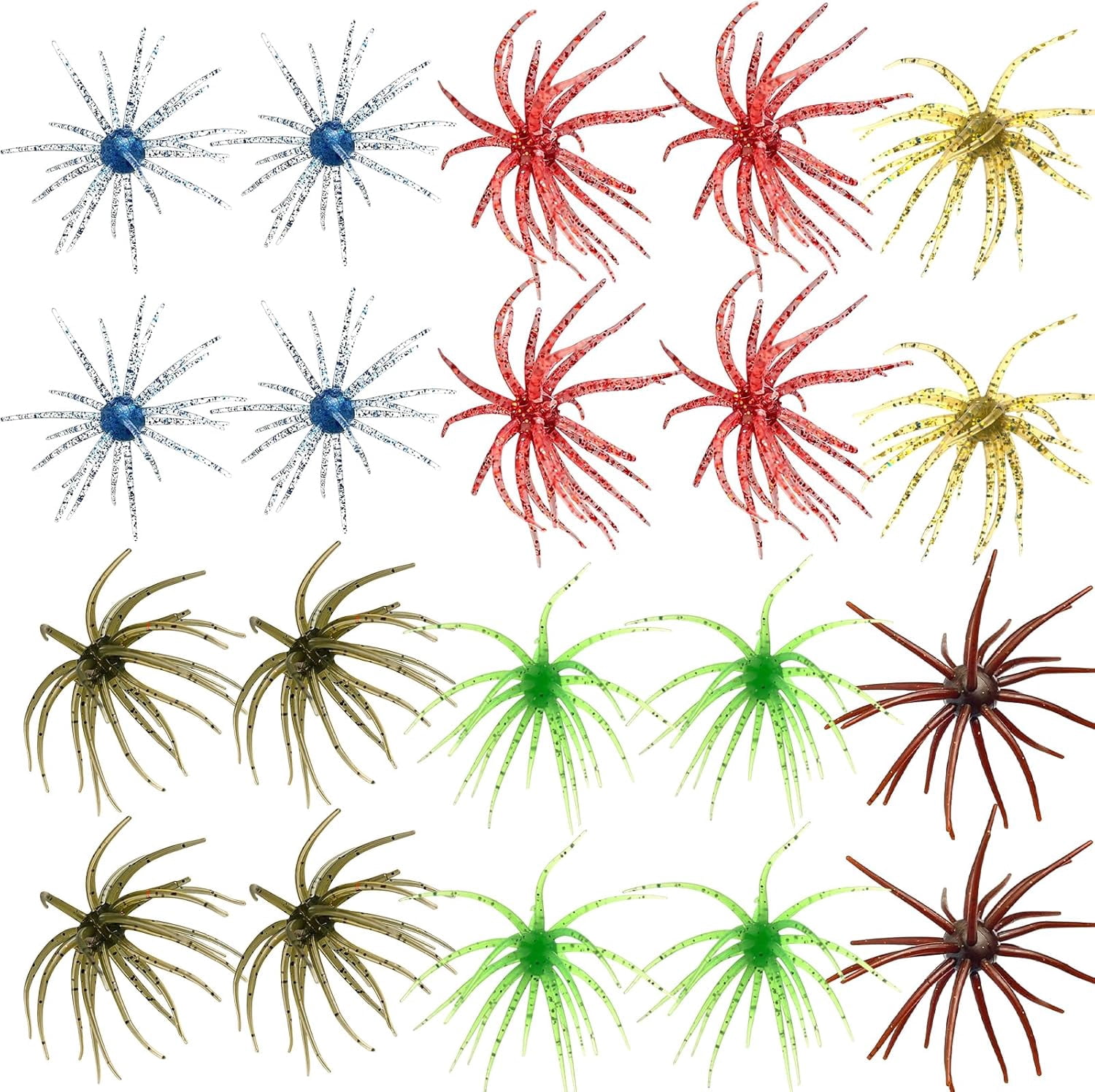 20pcs Sea Urchin Lure for Bass FishingM - 3.93"20pcs -Mix - Walmart.com