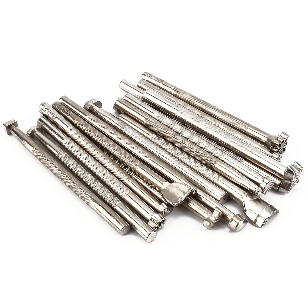 20pcs Set Metal Leather Craft Tools for Saddle Making and Carving ...