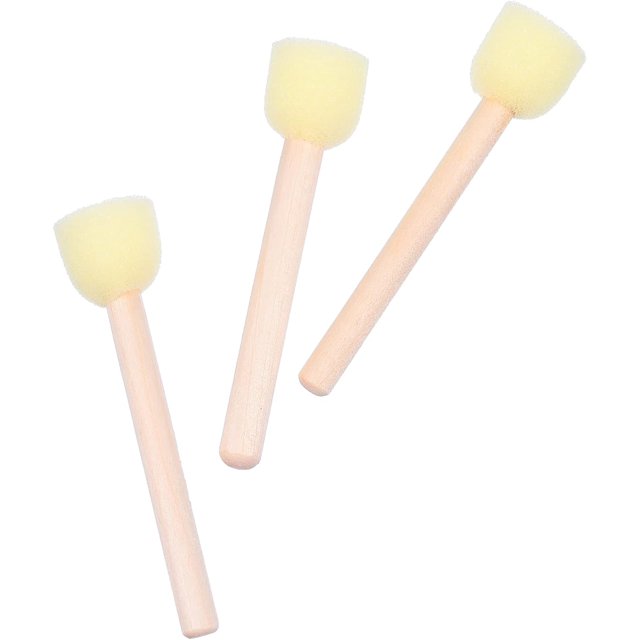 20pcs Set Sponge Foam Brush Kids Tool Round Sponge Round Stencil Sponge ...