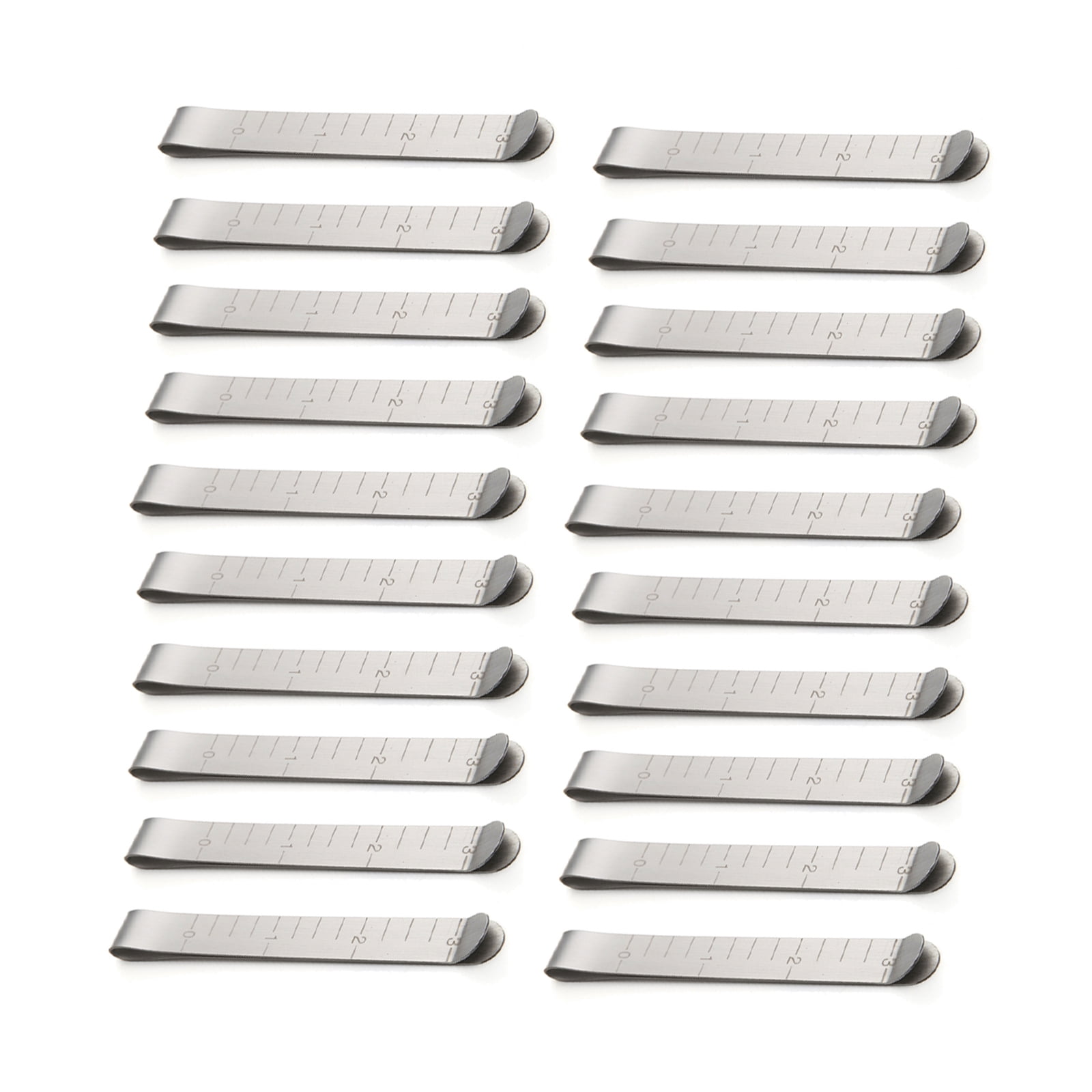 20pcs Sewing Clip Stainless Steel Hemming Clips 3in Metal Crimping Clip ...
