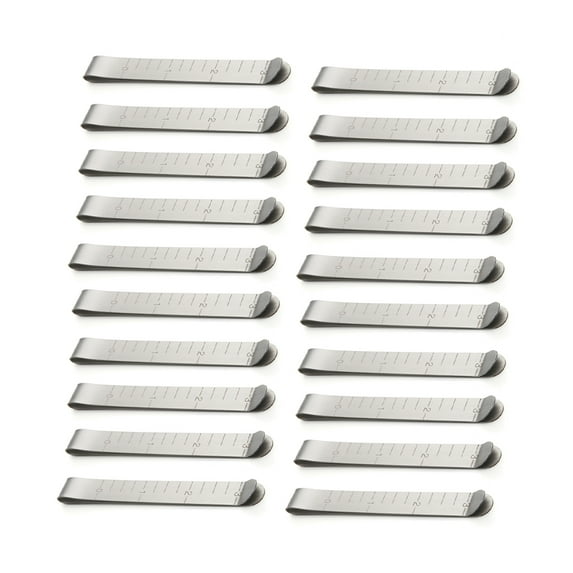 20pcs Sewing Clip Stainless Steel Hemming Clips 3in Metal Crimping Clip ...