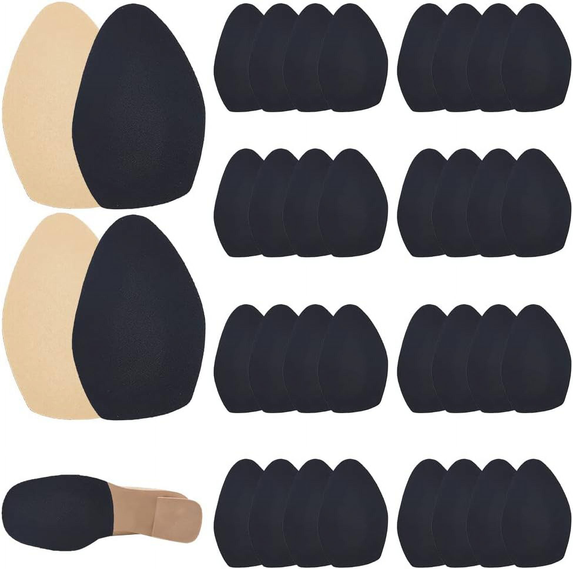 20pcs Shoe Sole Protectors Black Shoe Bottom Grip Pads Noise Reduction ...