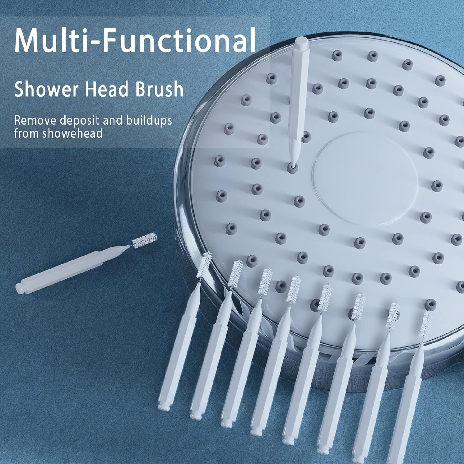 20pcs Shower Head Cleaning Brush for Small Hole, Multifunctional Shower ...