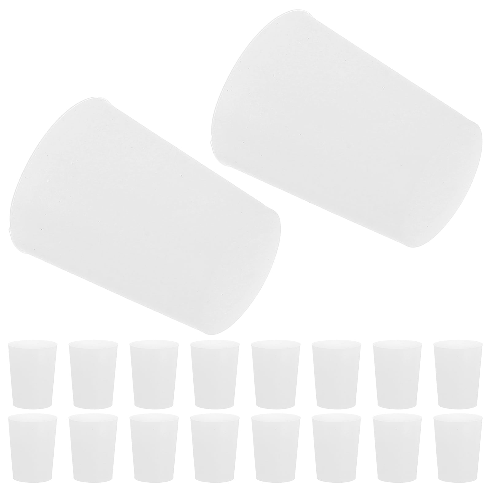 20pcs Silicone Stoppers For Test Tubes 16mm To 20mm Laboratory Tapered ...