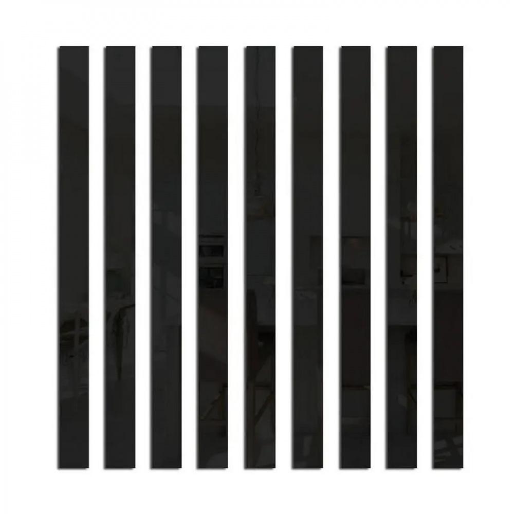 20pcs Simple Lines Acrylic 3D Wall Stickers DIY Background Mirror ...