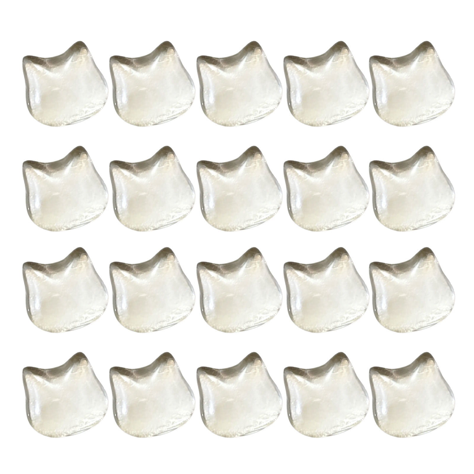 20pcs Simple Styles Cats Outline Silicone Keycaps Improve Typing ...