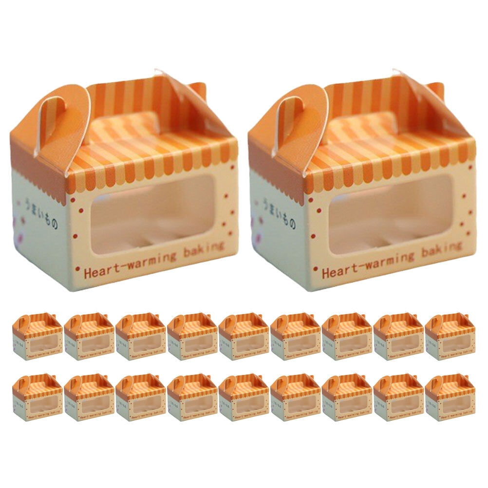 20pcs Simulation Mini Cake Boxes Doll House Small Dessert Packing Boxes ...