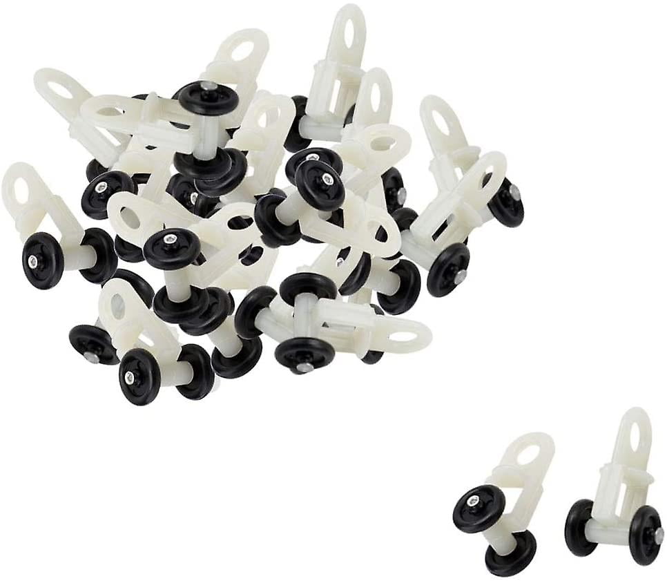 20pcs Sliding Roller Blinds Hook Wheel Curtain Sliding Pulley for ...
