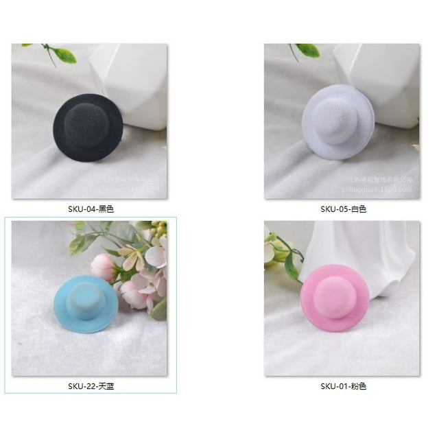 20pcs Small Hat Festival Mini Snowman Hat Small Tops Hats Party Hats ...