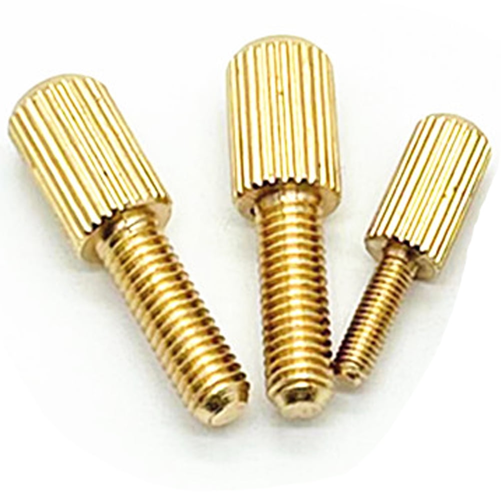 (20pcs) Small Head Hand-tightened Copper Screws M4x6mm - Walmart.com