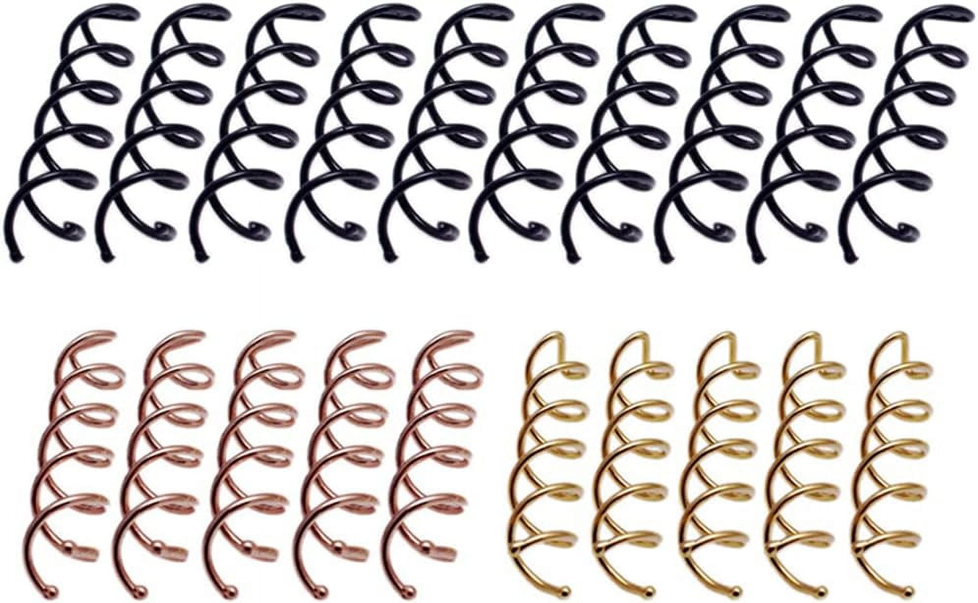 20pcs Spiral Hair Pins Spin Pins Non-Scratch Round Tips Twist Screw ...