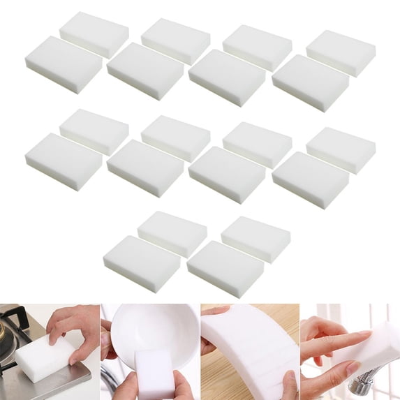 20pcs Sponge Cleaner Nanoparticles Melamine Sponge Eraser Melamine ...
