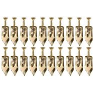 25x Jack Nuts Petal Rivets Nut Threaded Inserts Tool Dowels Screw ...