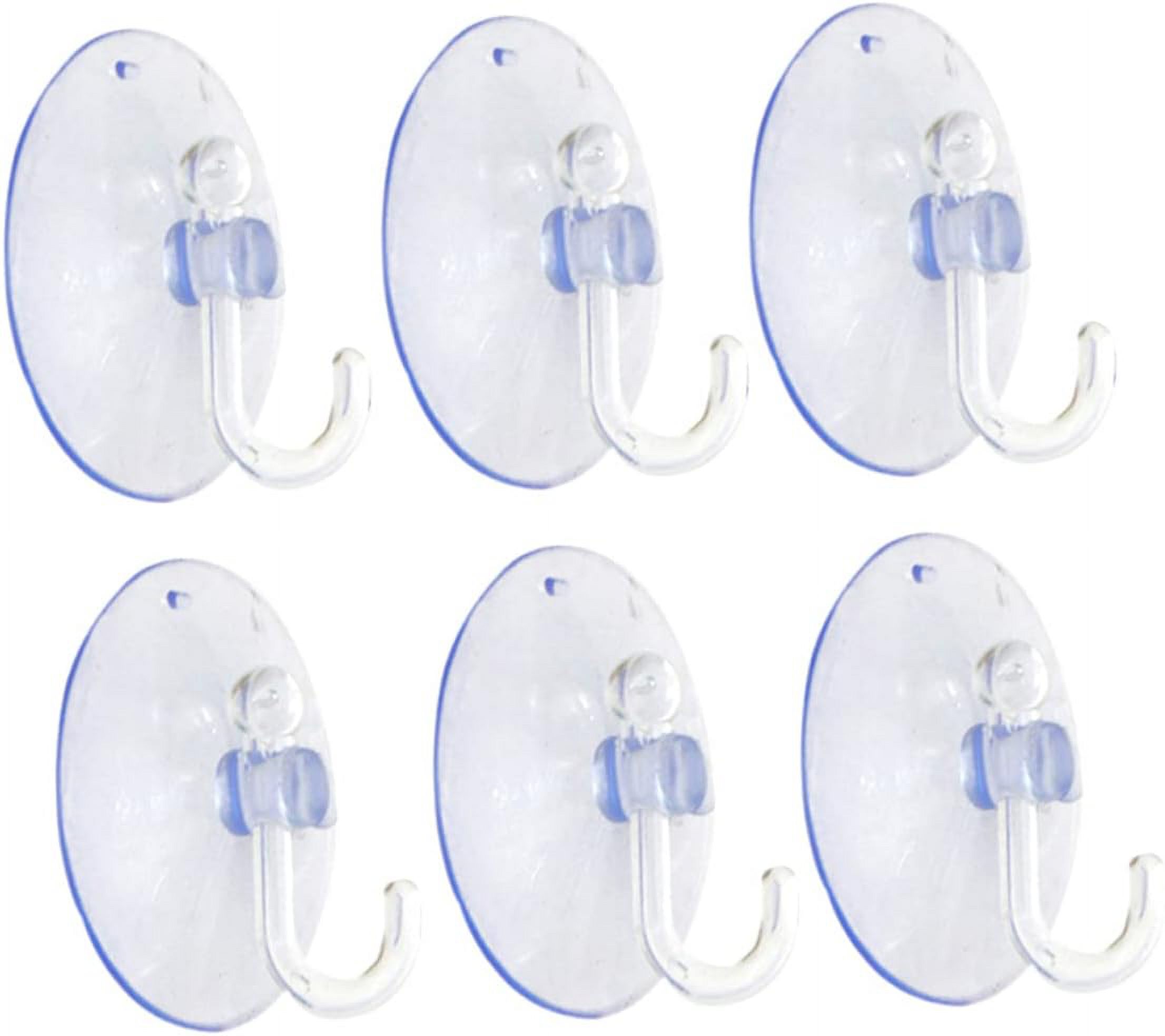 20pcs Suction Cups Heavy Duty Plastic Hooks for Hanging Plastic Clothes ...