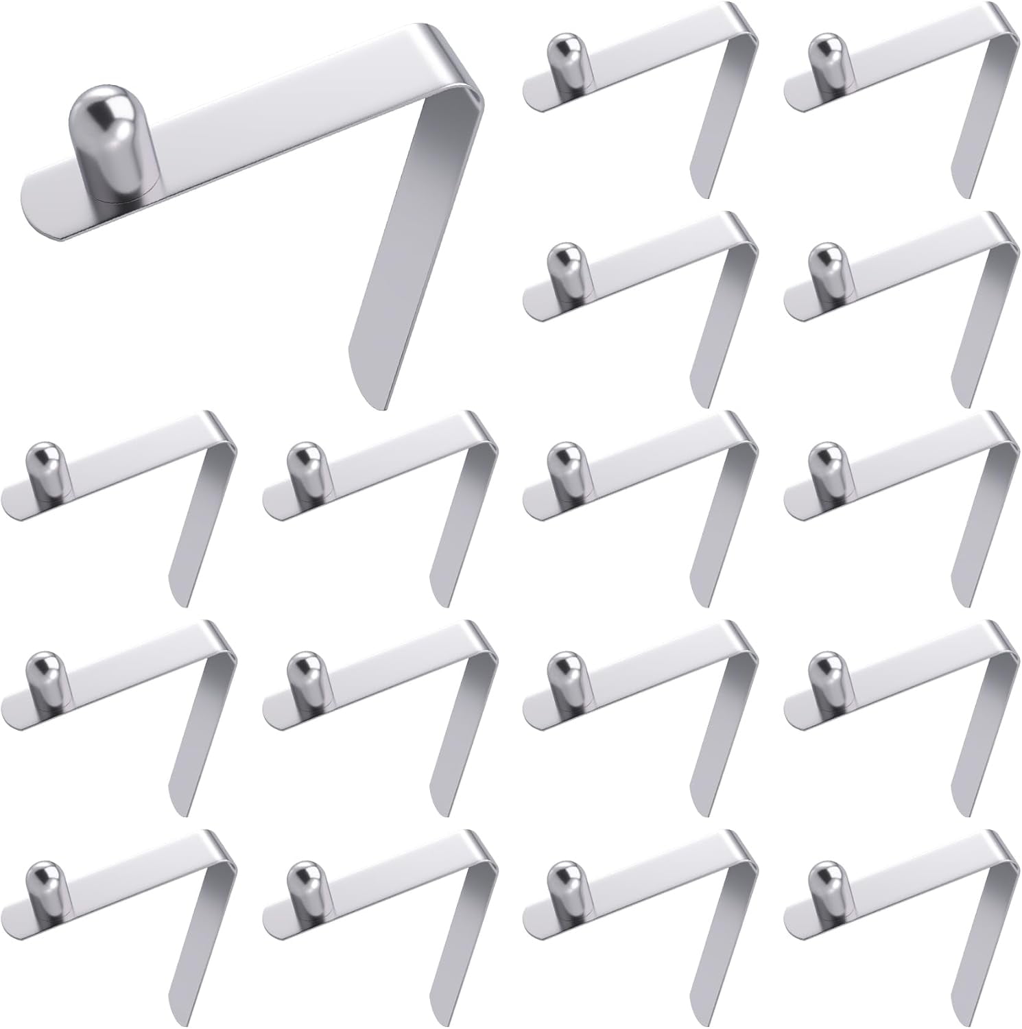 20pcs Tent Pole Clips, 6mm Push Button Spring Clip for Tent Pole ...