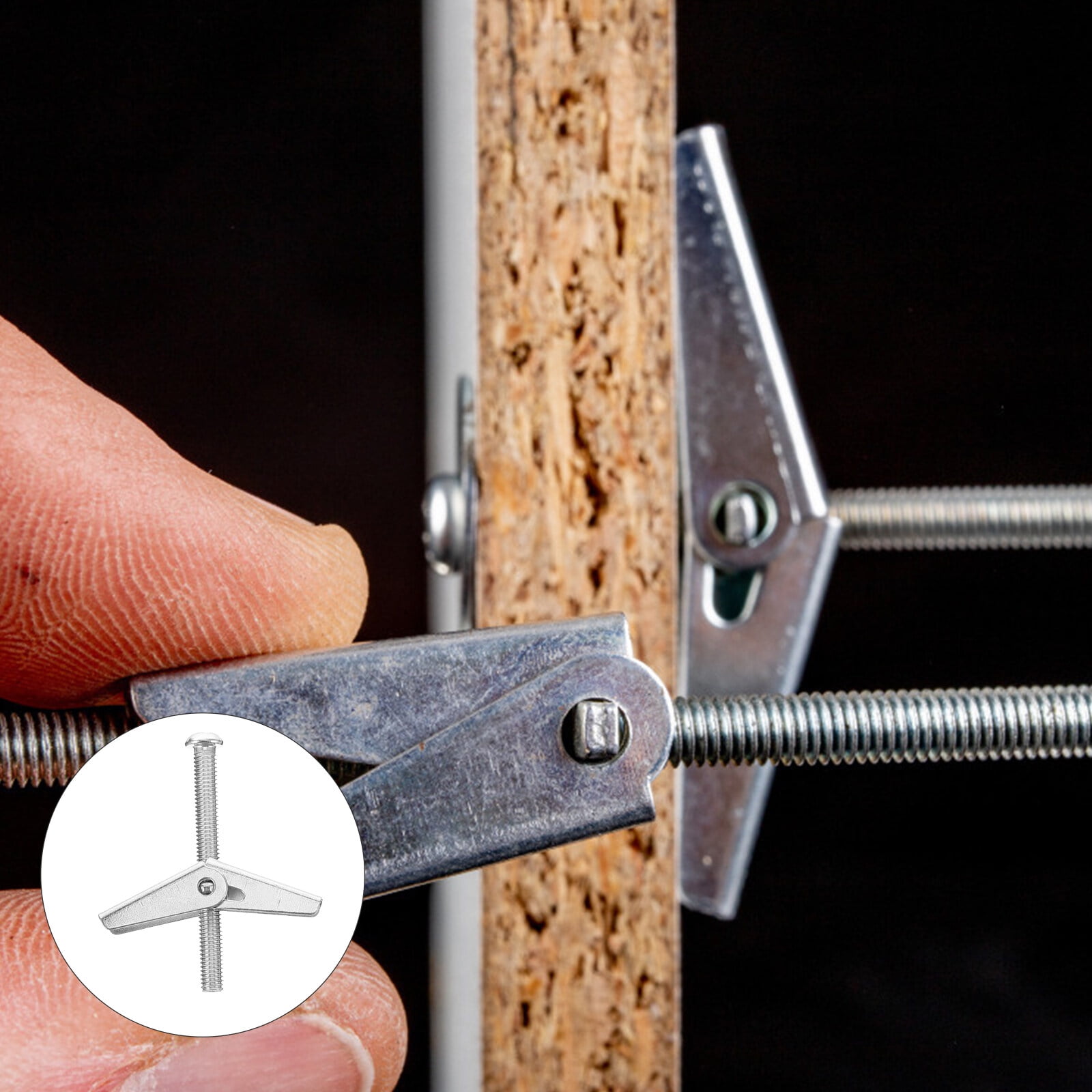 20pcs Toggle Bolt Wing Nut Hanging Heavy Items Bolt Drywall Bolts (M5 ...