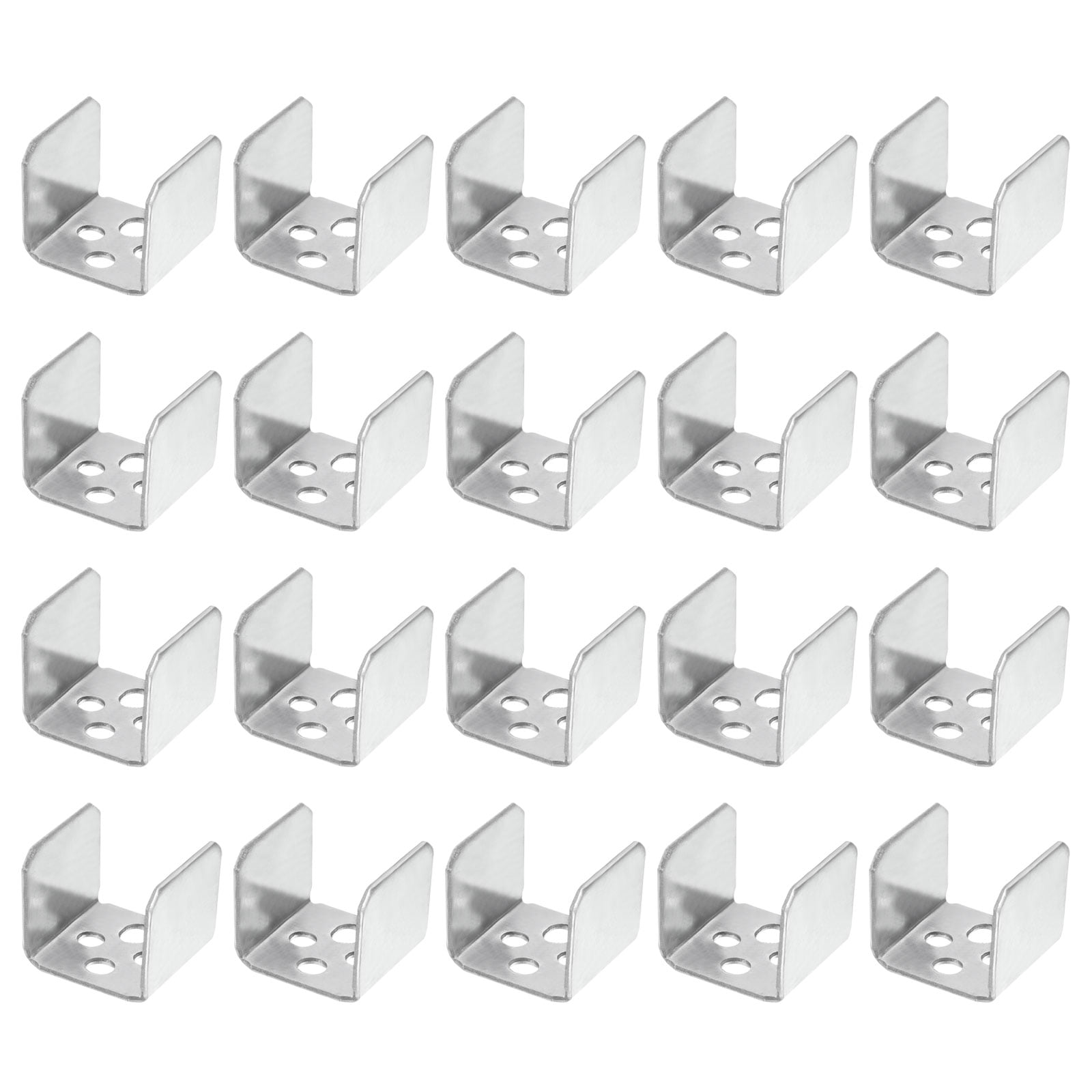 20pcs U Bracket for 1.1" Panels, 27x28x24mm Metal U Shaped Fasteners ...