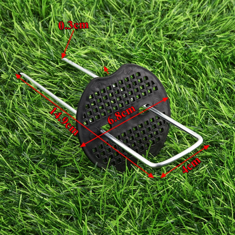 20pcs U-type Garden Staples Galvanized Landscape Heavy-duty ,Fence ...