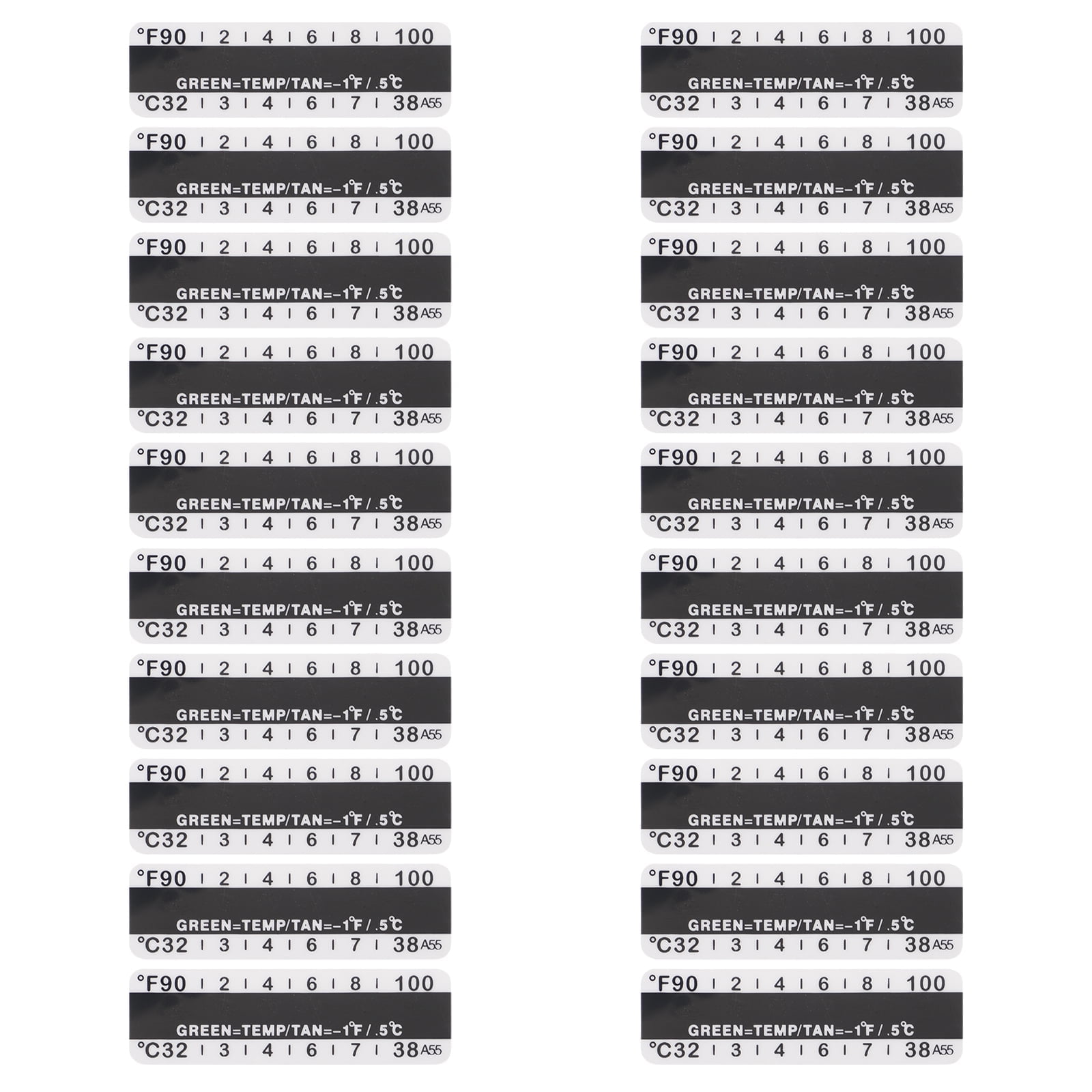 20pcs Urine Temperature Strips Stick-on Thermometer Practical Thermometer Strips - Walmart.com