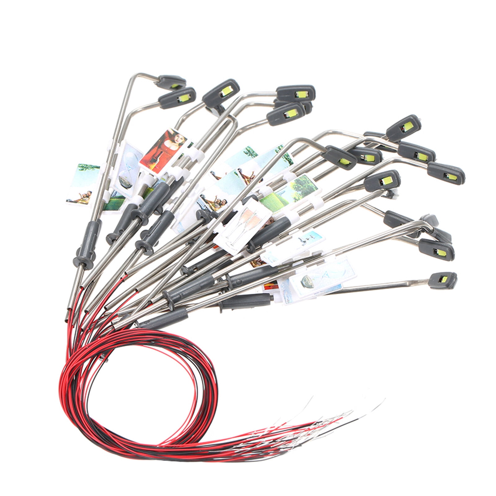 20pcs Warm White Model Street Lights Layout Lamppost Railway Train ...