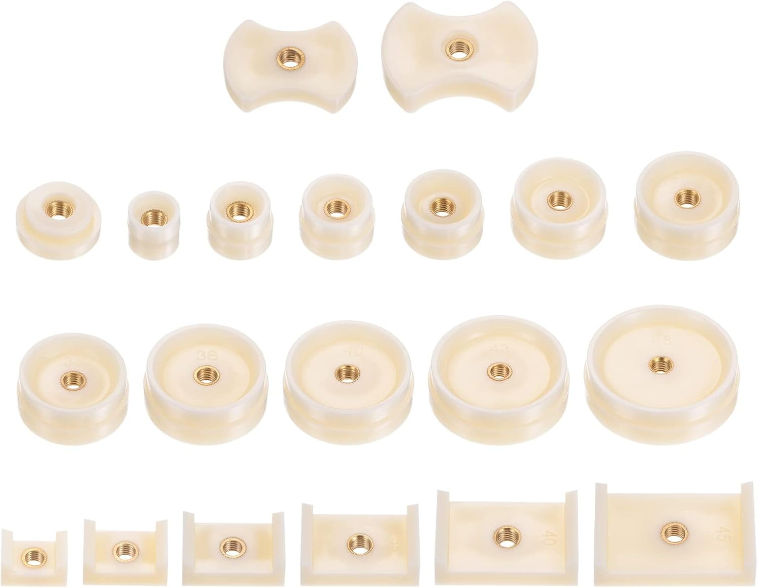 20pcs Watch Case Press Die Kit, Back Nylon Fitting Dies Set Repair Tool ...