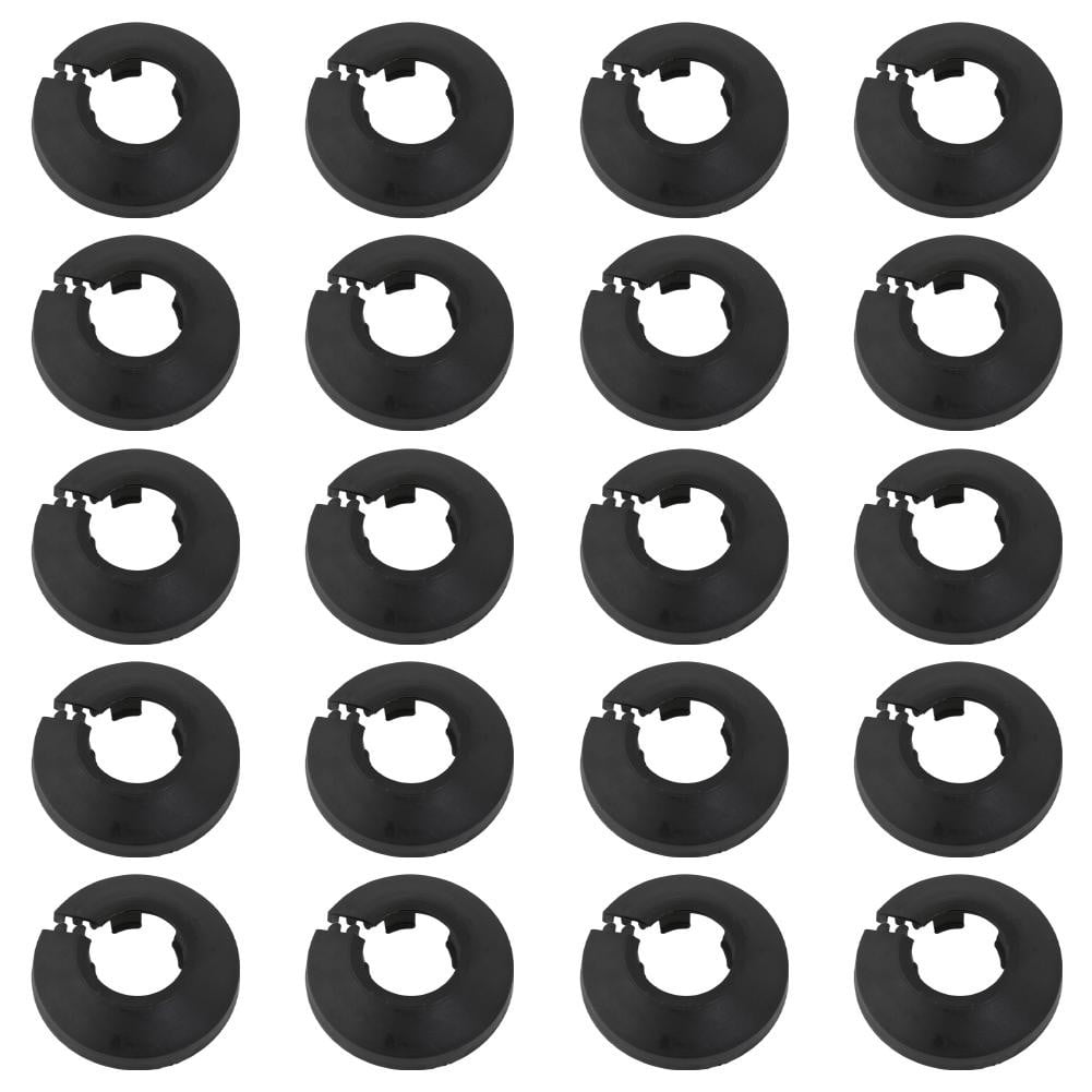 20pcs Water Pipe Cover Pipe Collar Decoration PP Radiator Escutcheon ...