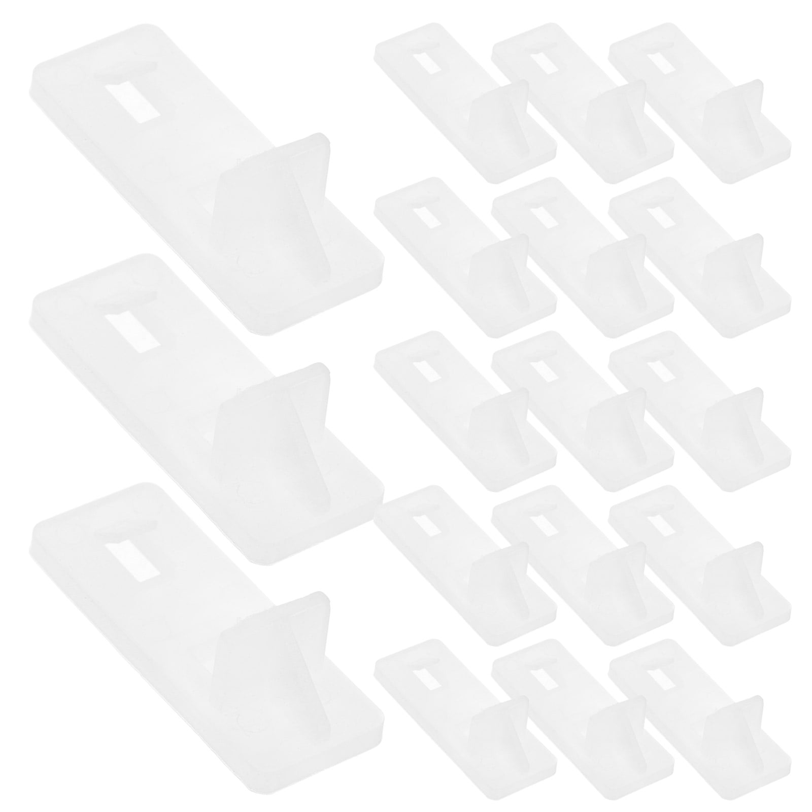20pcs White PVC Shelf Support Pegs Versatile Design for Home Kitchen ...