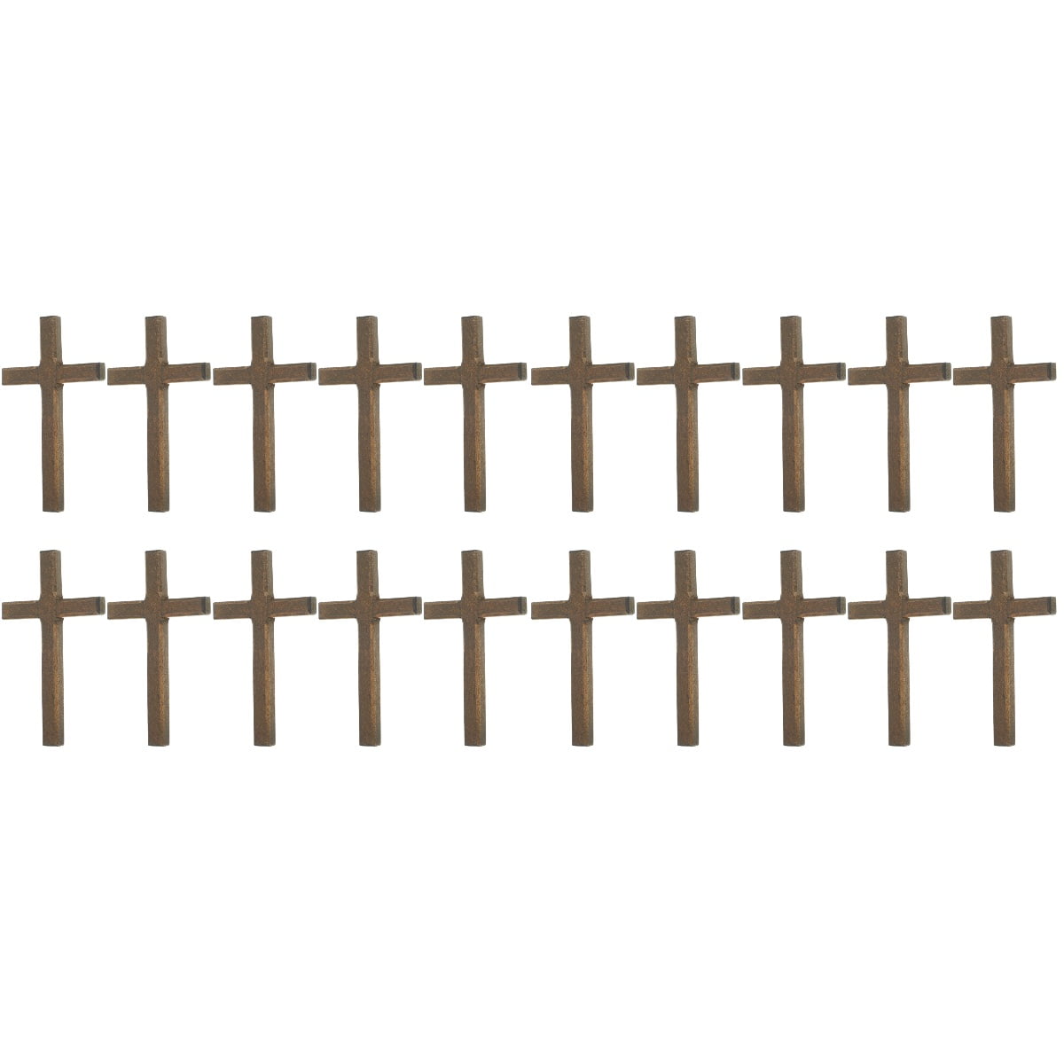 20pcs Wooden Cross Wall Hand Held Prayer Crosses Small Wooden Cross ...