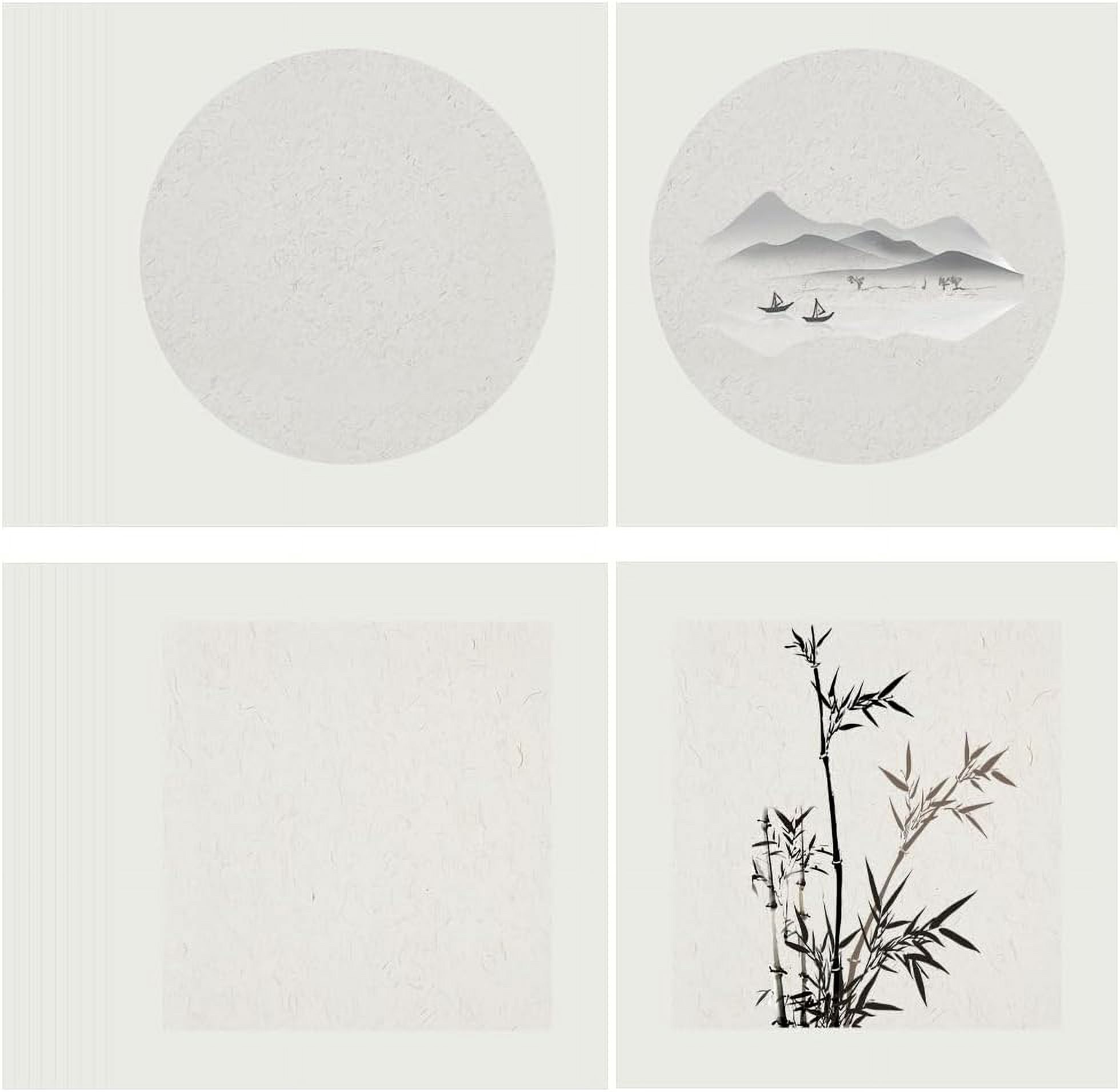 20pcs Xuan Paper Shikishi Paper Pre-Mounted Chinese Paper Raw Shikishi ...