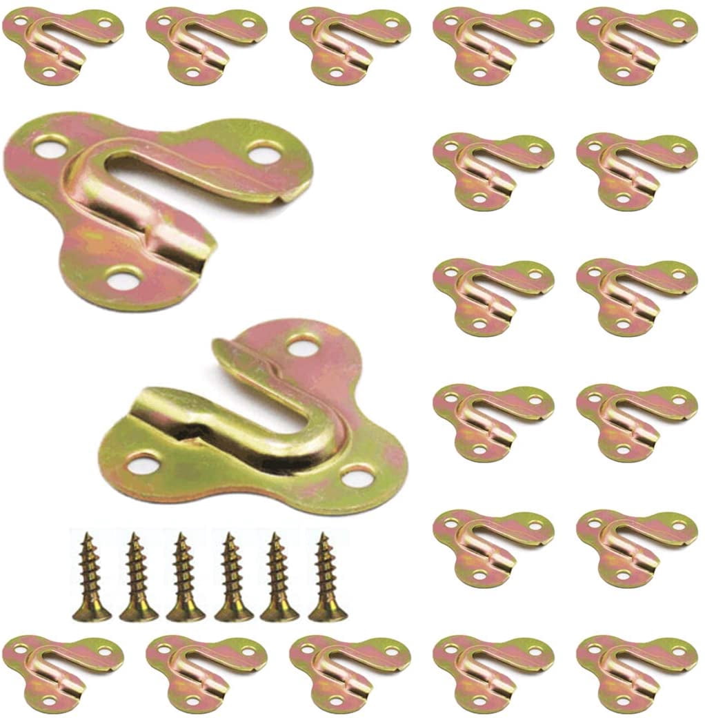 20pcs Zinc Yellow Keyhole Hanrs Mirror Picture Frame Mug Key Coat ...