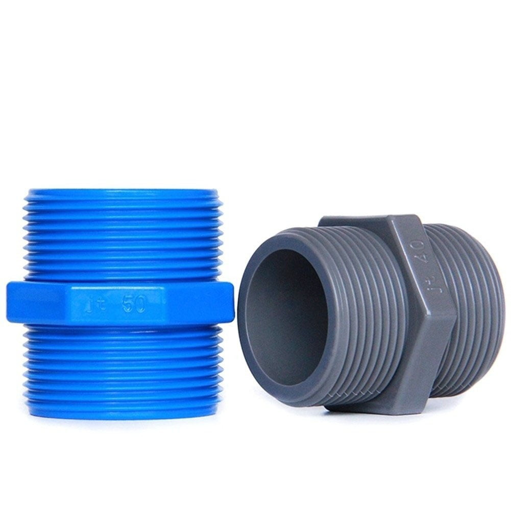 20pcs/lot 1/2"~2" Male Thread PVC Joints Garden Irrigation Water Pipe ...