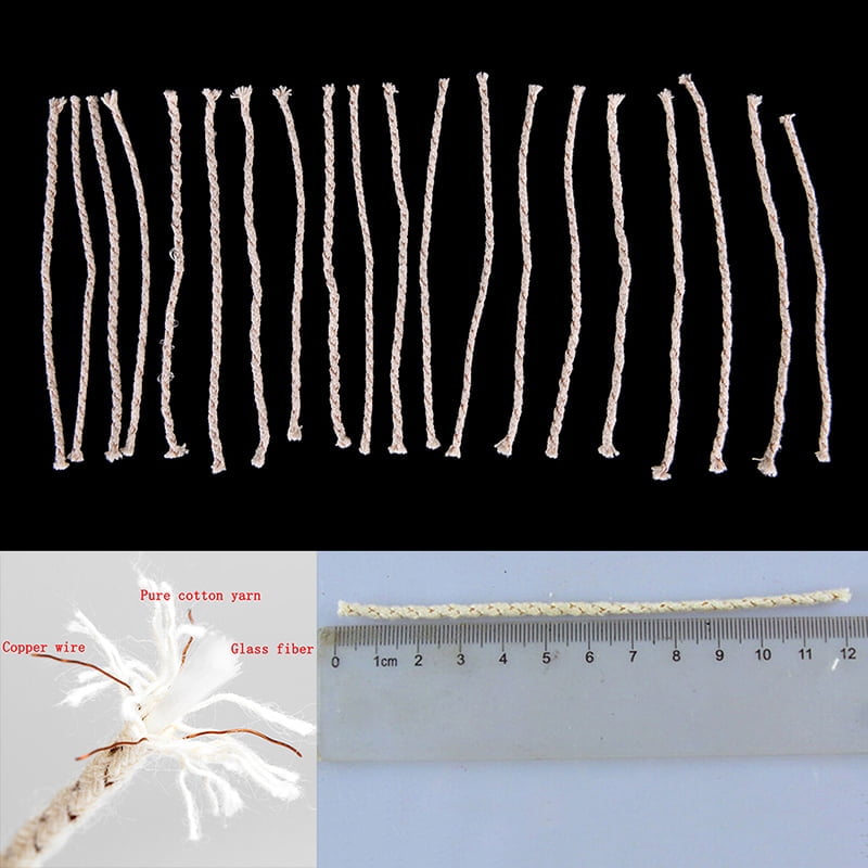 20pcs oil lighter wick copper&cotton material kerosene petrol lighter ...