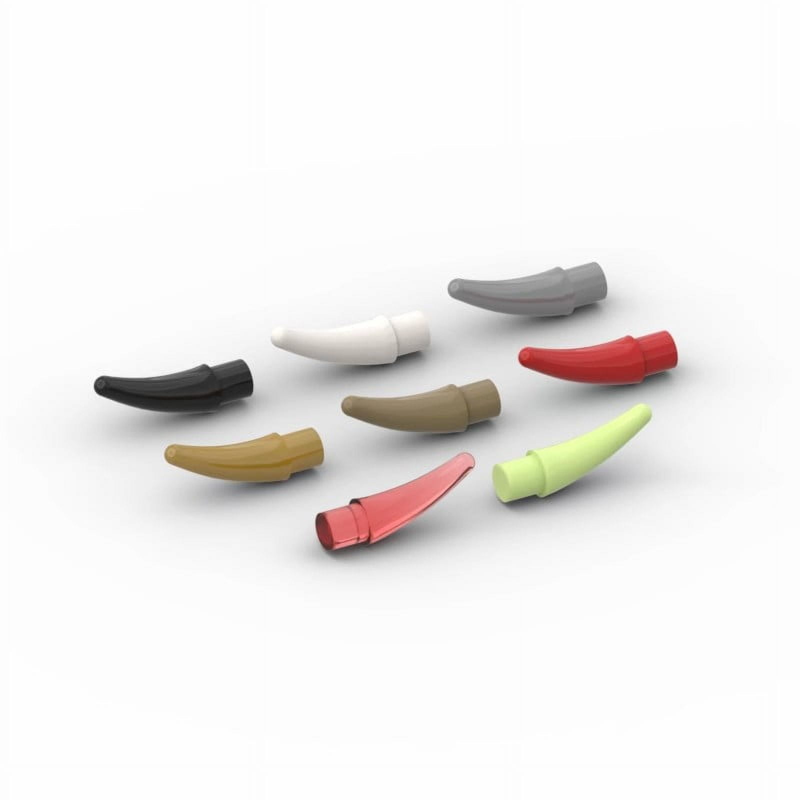 20pcsMOC Parts 53451 Barb/Claw/Tooth/Horn Compatible Bricks DIY Assmble ...