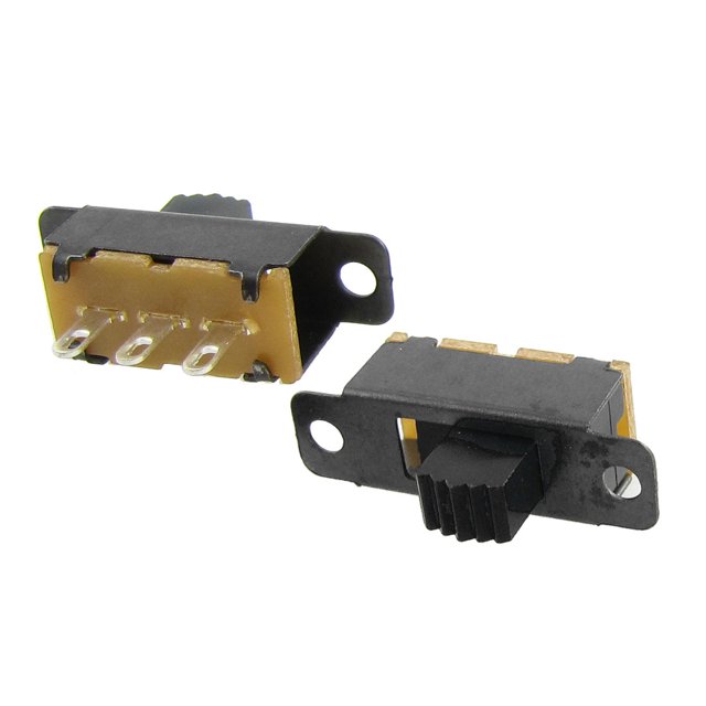 20pcsx2 Position 1P2T SPDT Panel Vertical Slide Switch Solder Lug SS12F32-G5 - Walmart.com