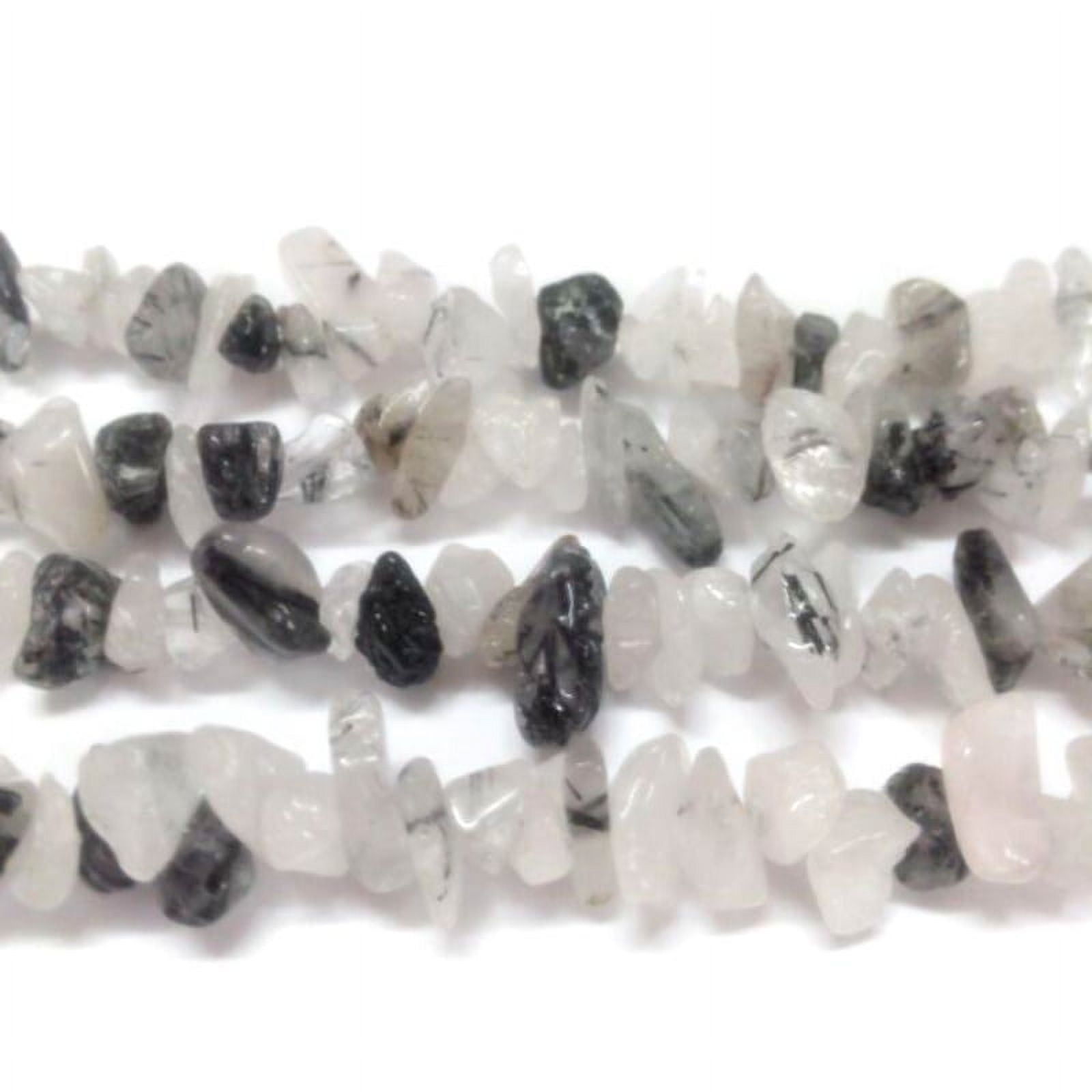20strands Natural Rutilated Quartz Chips Beads Strands 5~8mm Hole: 0 ...
