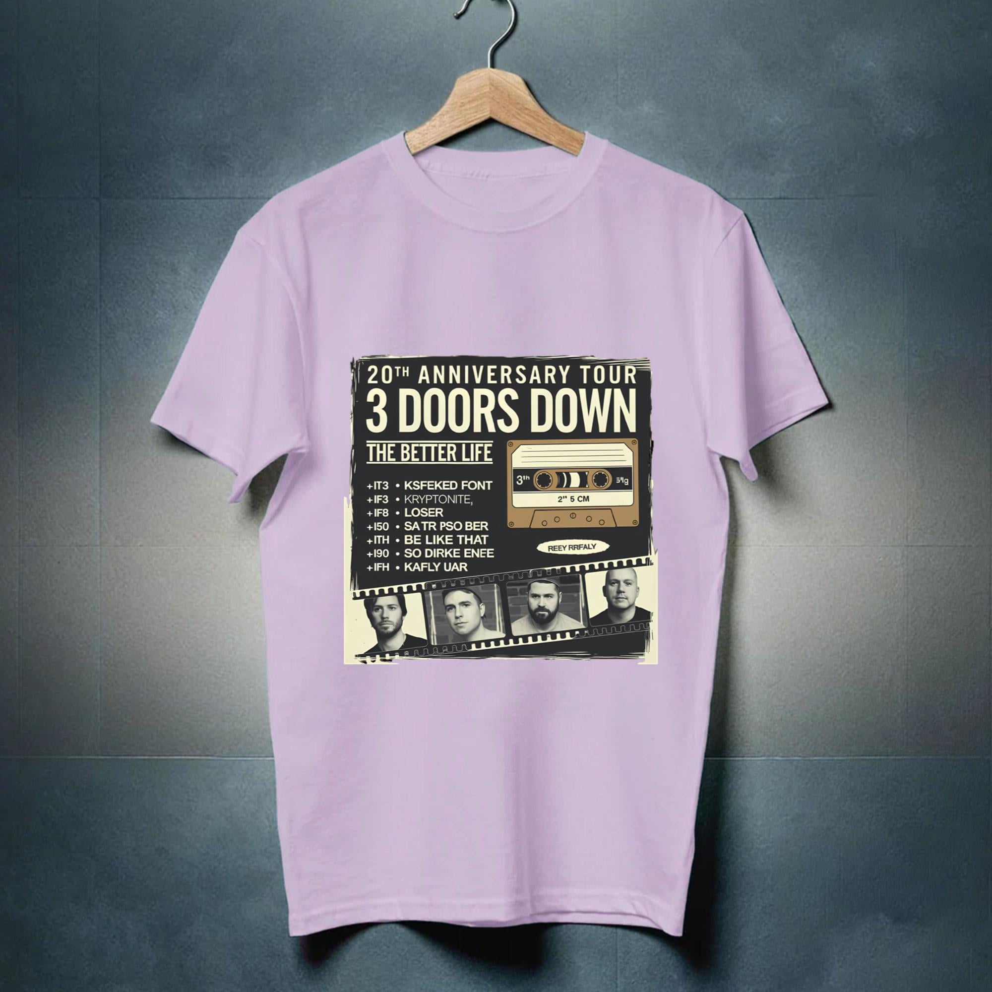 20th Anniversary Rock Shirt – Alt Band Tribute Graphic Tee New Instock ...
