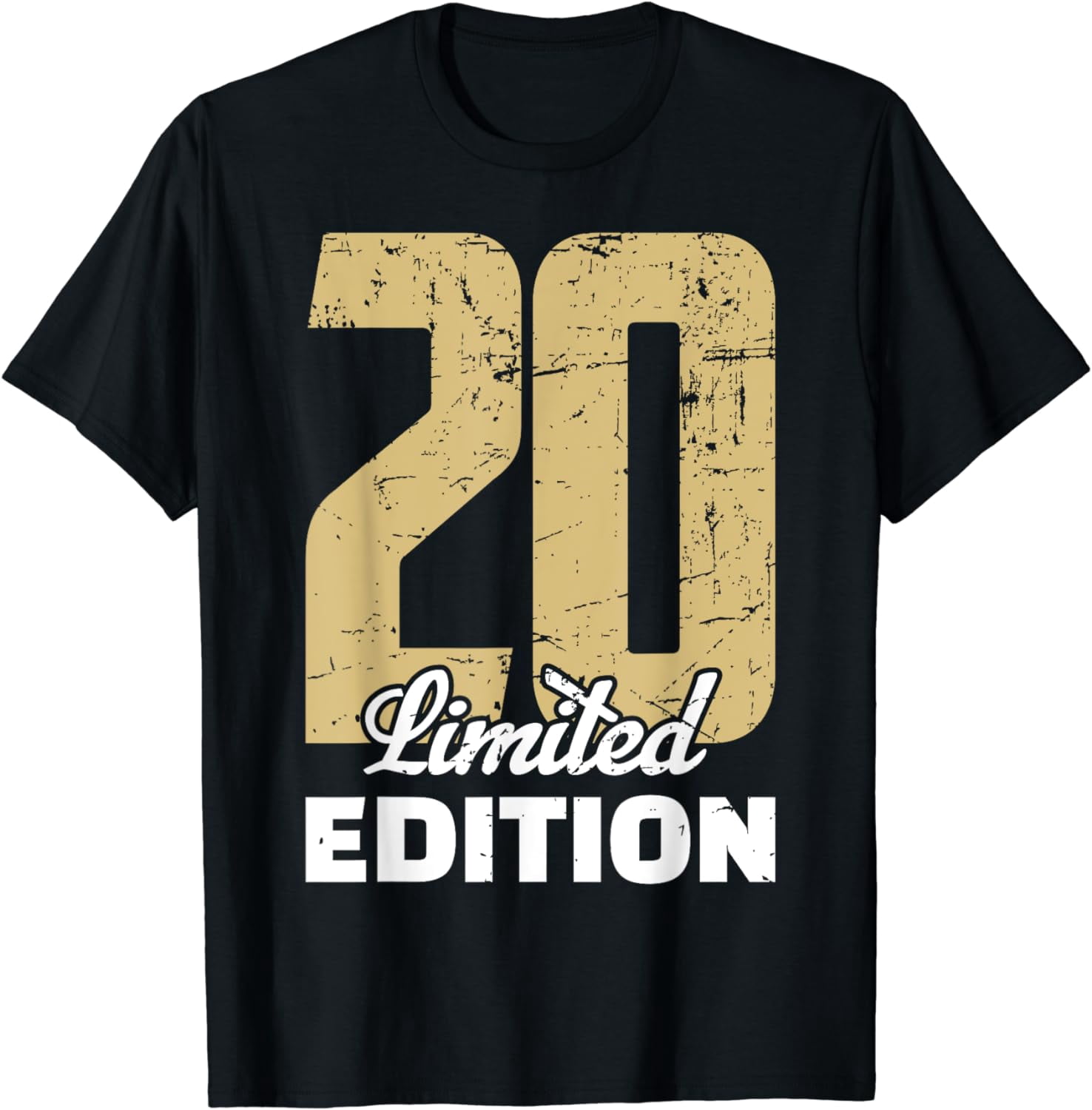 20th Birthday Limited Edition Anniversary 20th Birthday T-Shirt ...