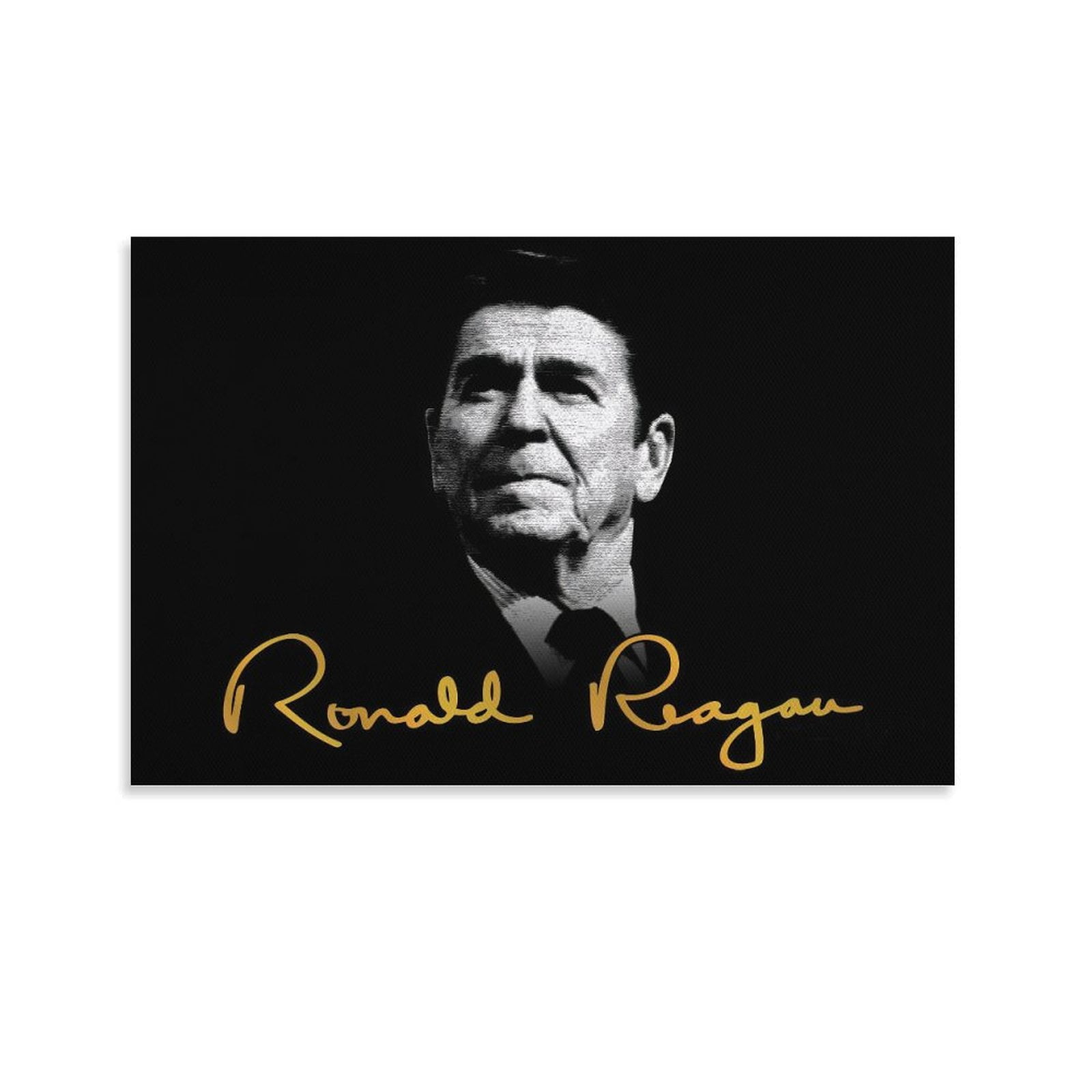 20th Century American Politicians Ronald Reagan Posters (3) Canvas ...
