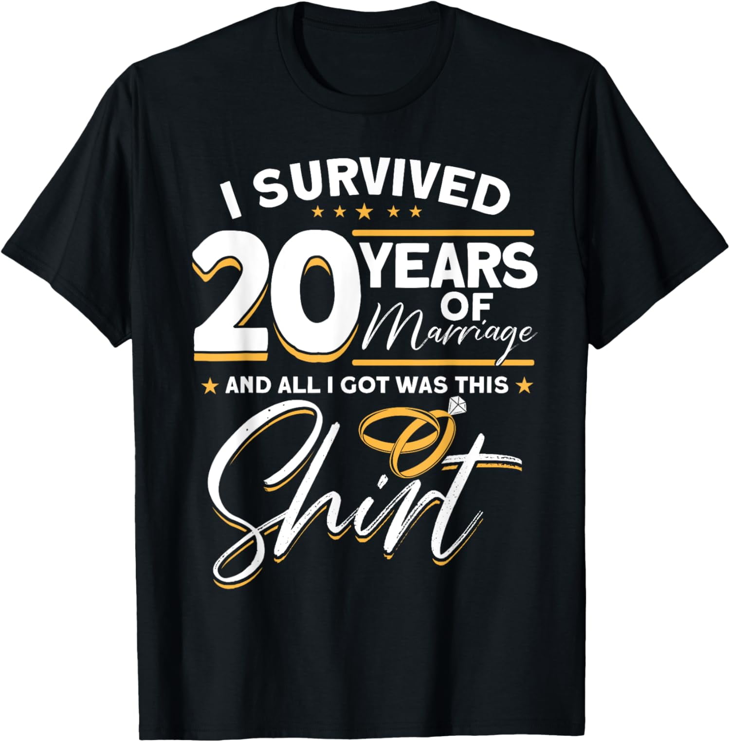 20th Wedding Anniversary, 20 Years Married, Husband & Wife Comfortable ...