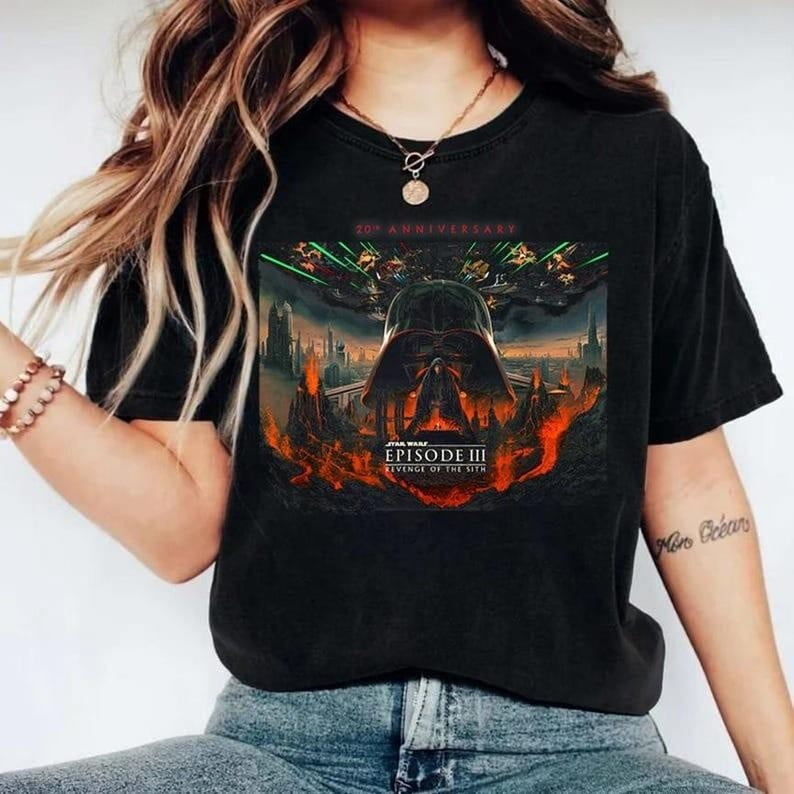 20th Year Space Saga Hero Tee, Retro Sci-Fi Tribute Shirt - Walmart.com