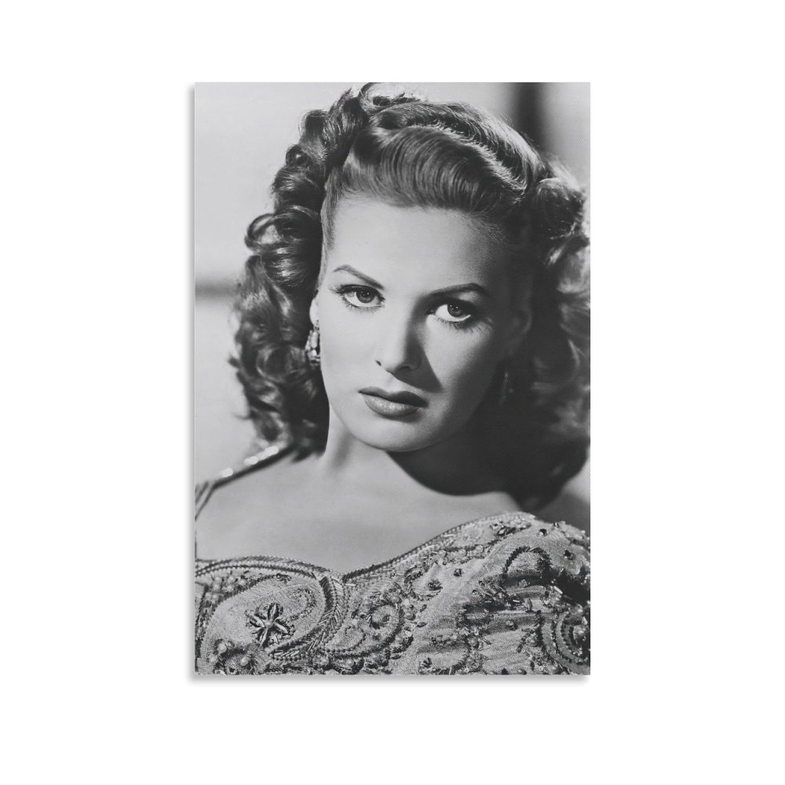 20th-century American Actresses Maureen O'Hara Retro Celebrity Poster ...