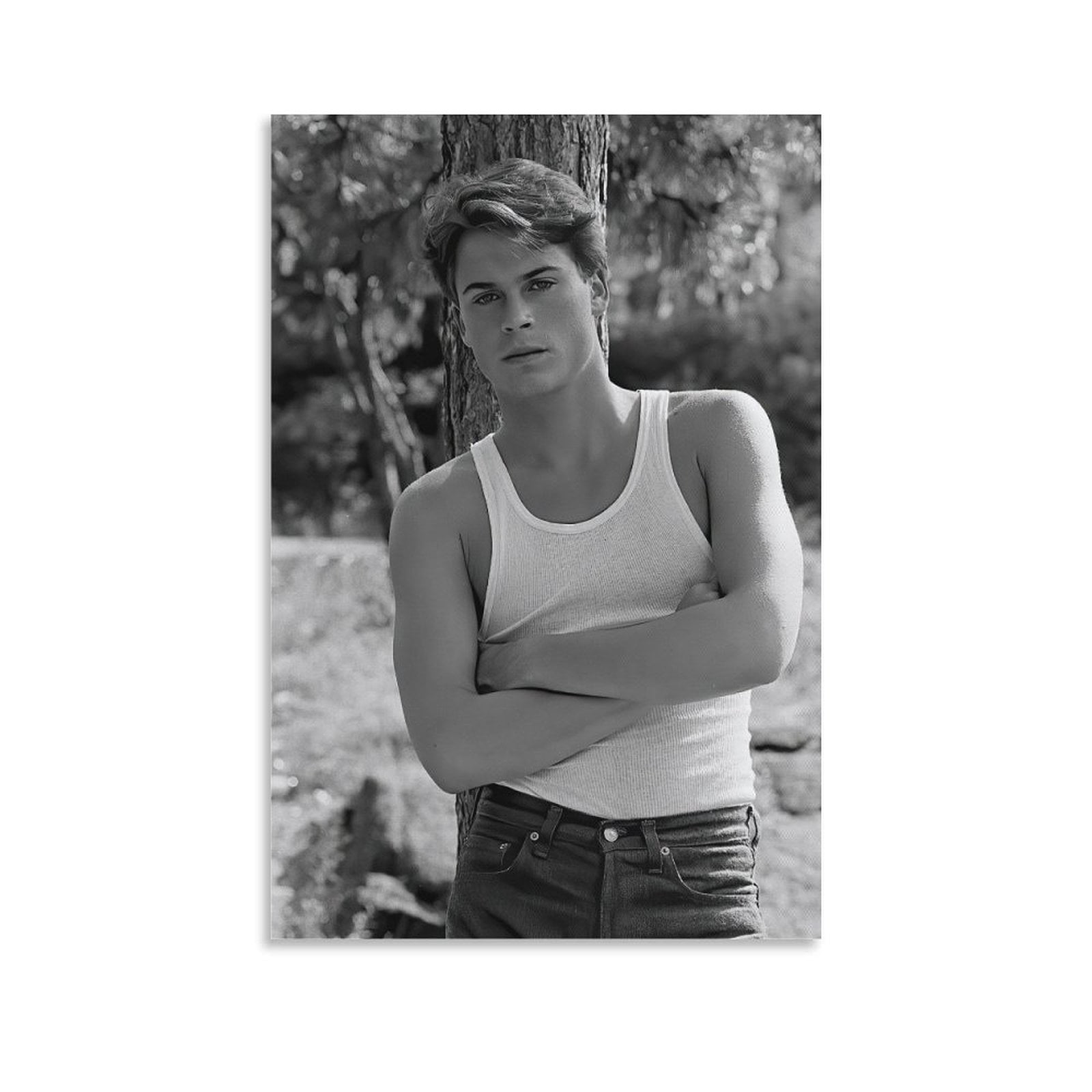 20th-century American Male Actors Rob Lowe Retro Poster Print Photo Art ...