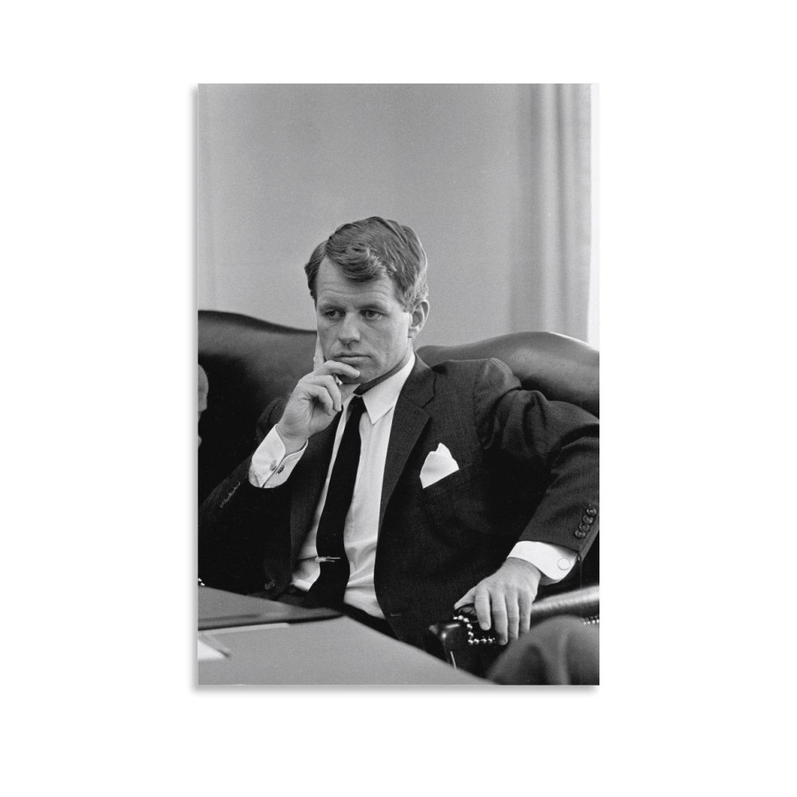 20th-century American Politicians Robert F. Kennedy Retro Poster ...