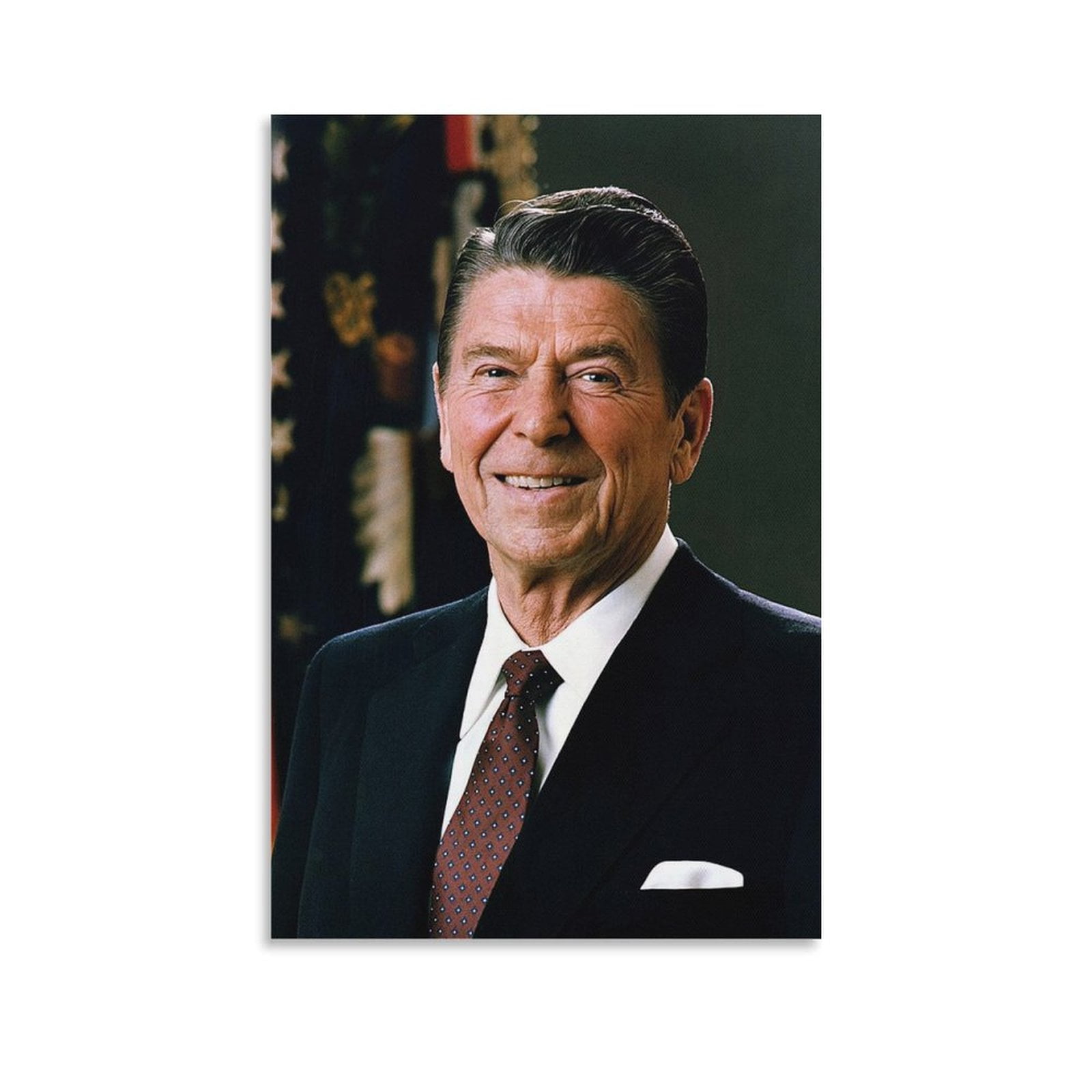 20th-century American Politicians Ronald Reagan Retro Poster Posters ...