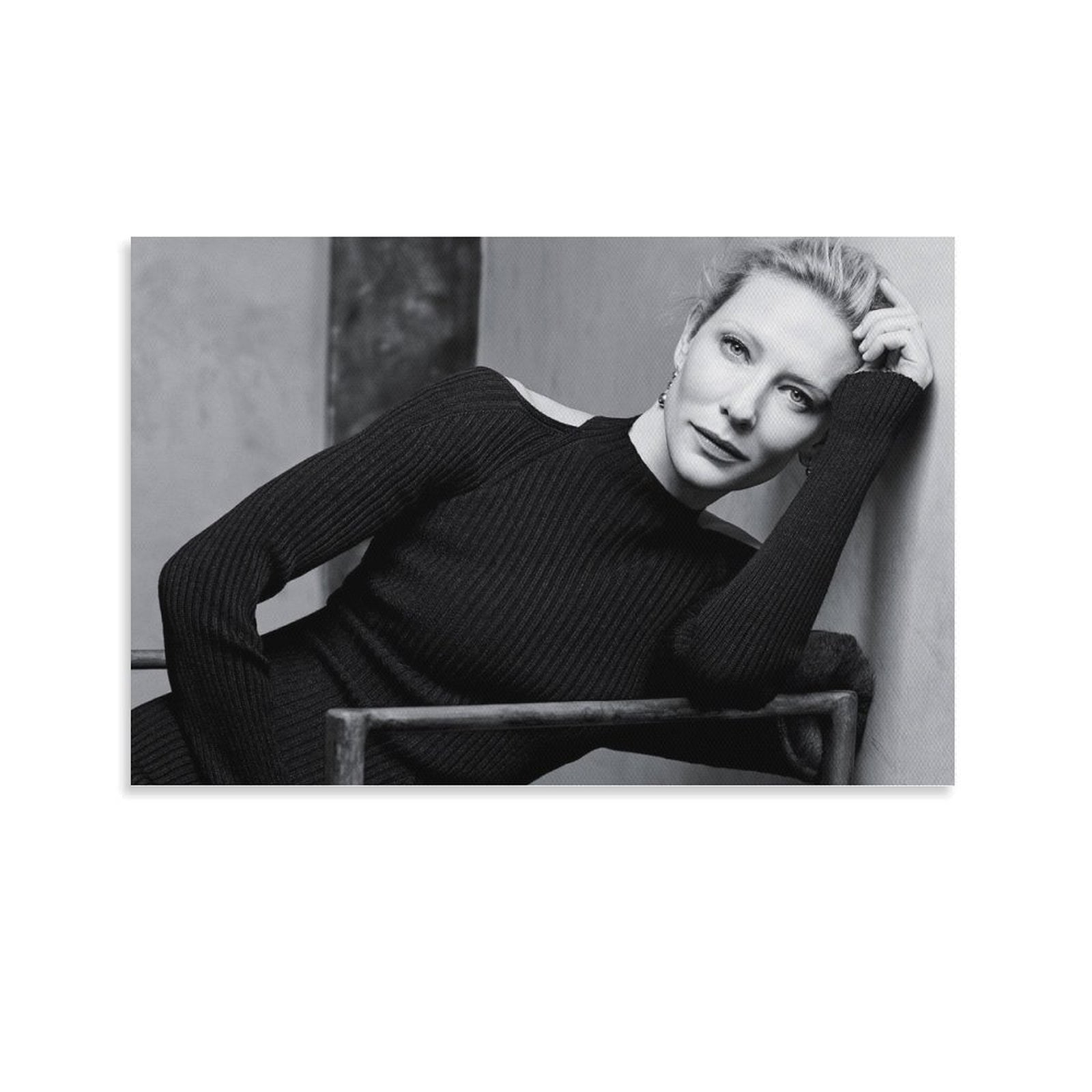 20th-century Australian Actresses Cate Blanchett Black And White Poster ...