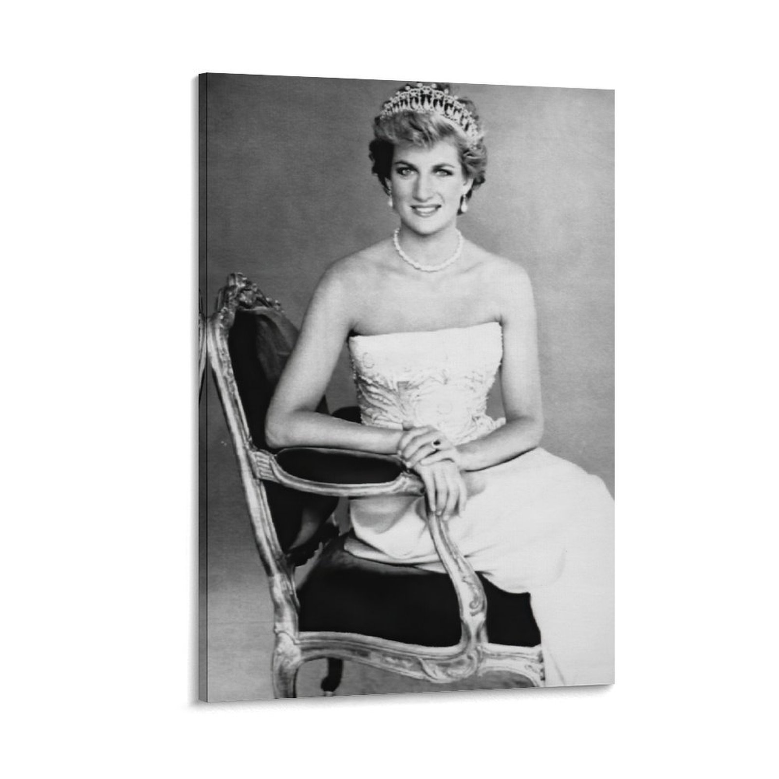 20th-century British Philanthropists Princess Diana Retro Poster Art ...