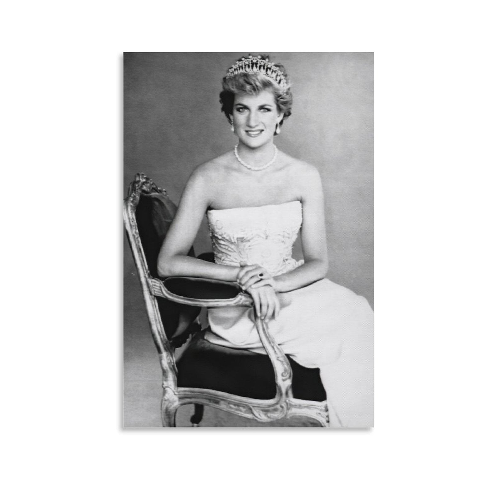 20th-century British Philanthropists Princess Diana Retro Poster Canvas ...
