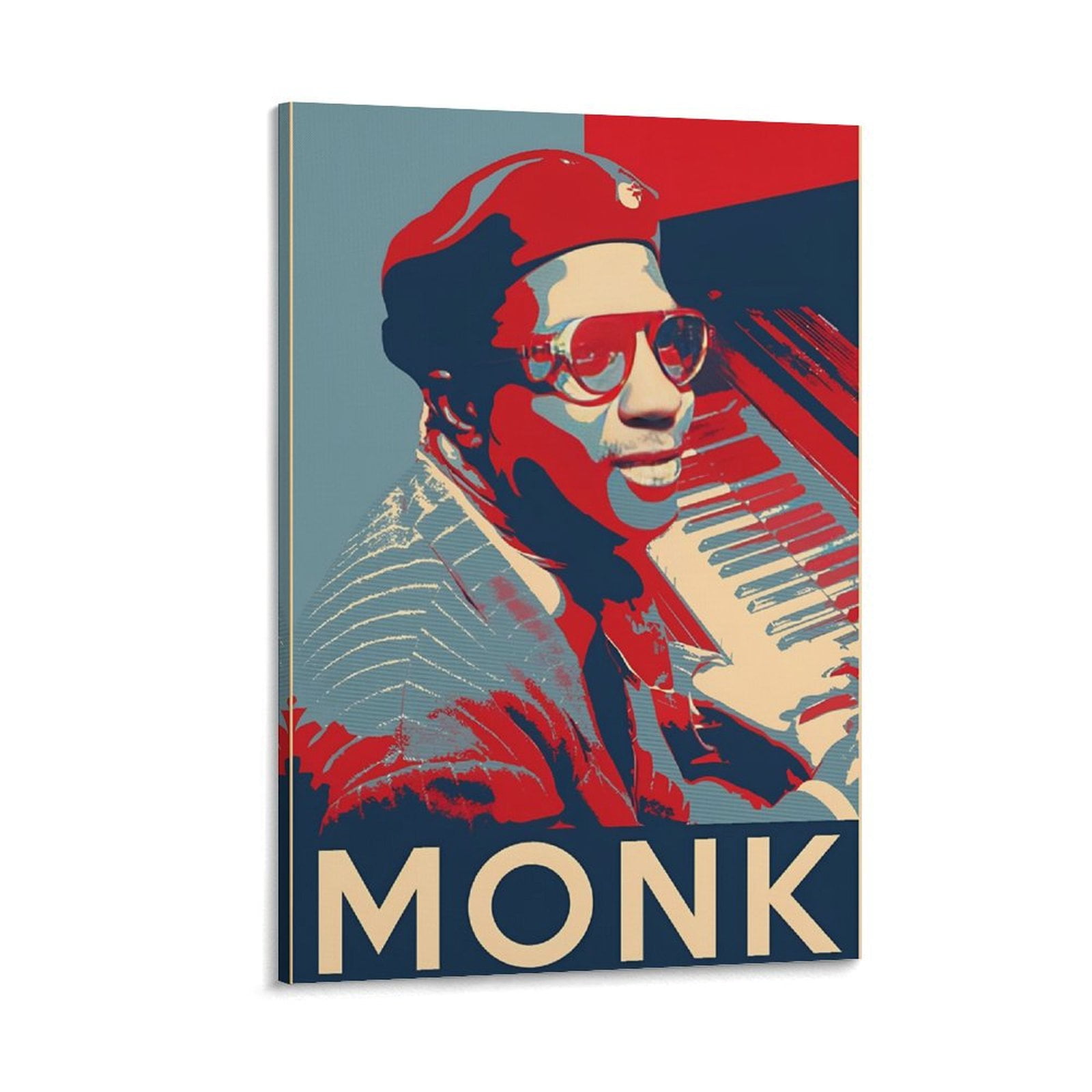 20th-century Jazz Composers Thelonious Monk Poster Artworks Canvas ...