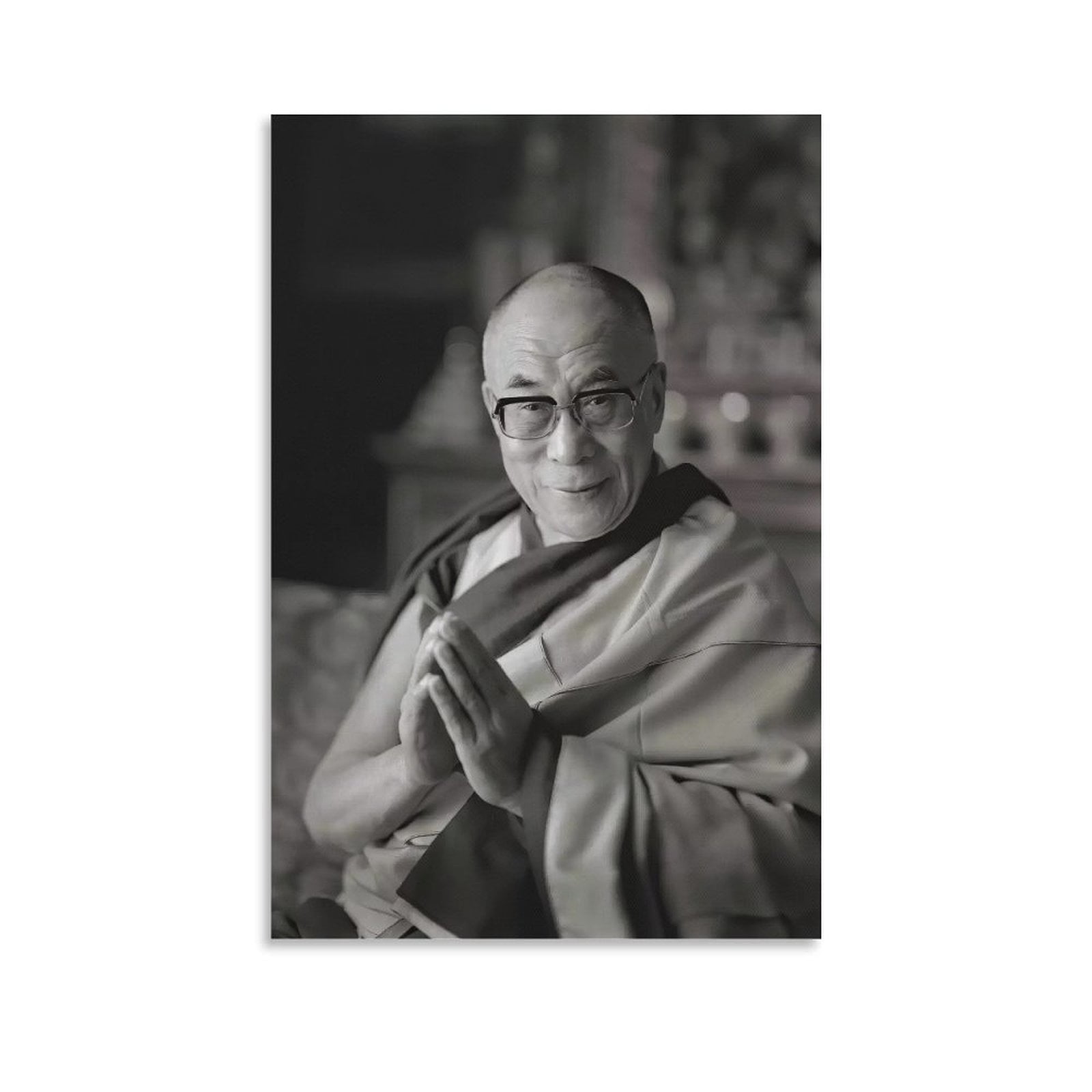 20th-century Philosophers 14th Dalai Lama Retro Poster Canvas Wall Art ...