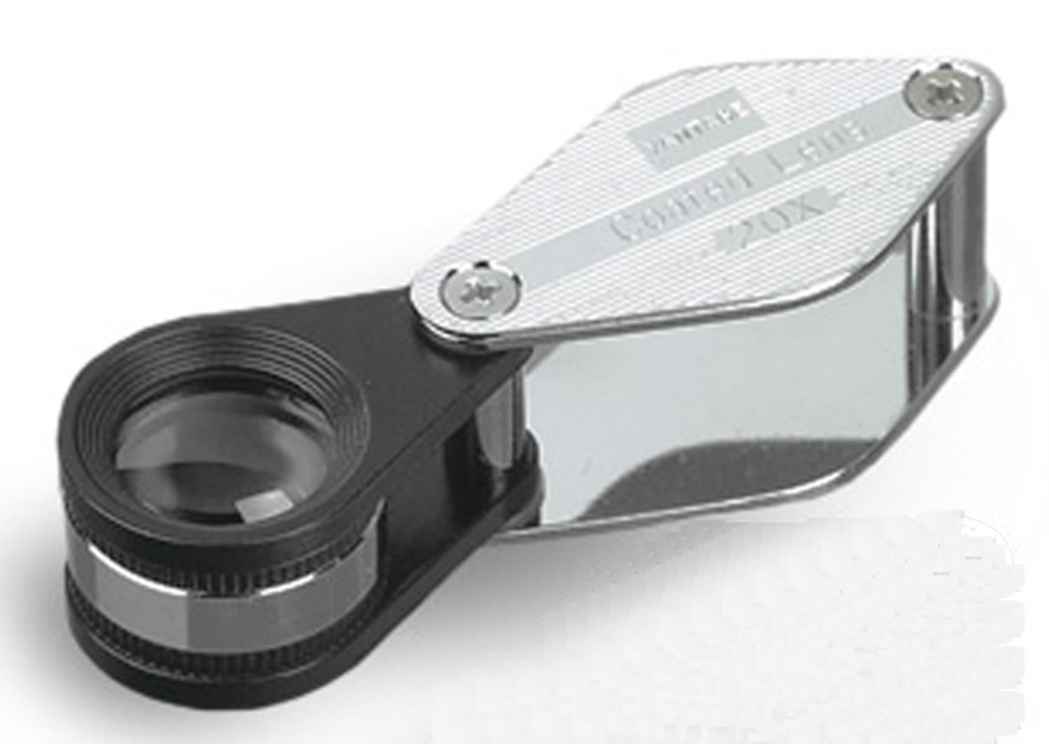 20x Achromatic Magnifier 15mm Lens Mounted In Chrome PlatedBrass Frame ...